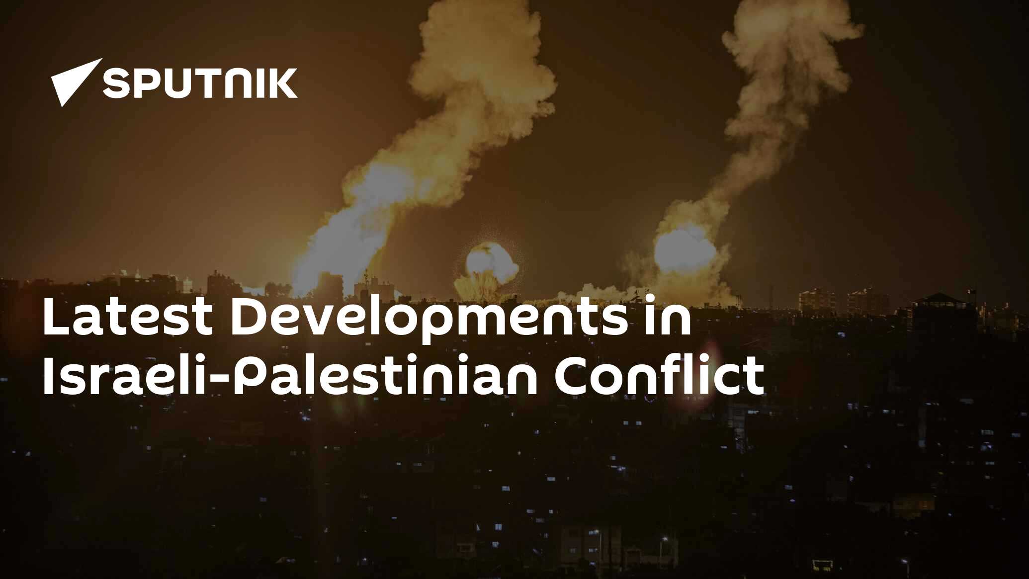 Latest Developments in Israeli-Palestinian Conflict - 07.04.2023 ...
