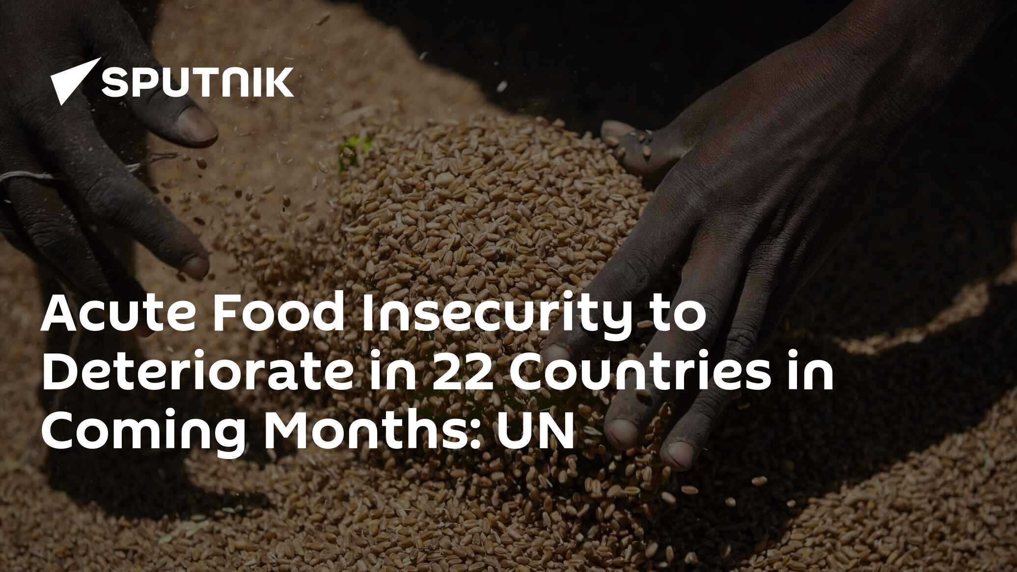Acute Food Insecurity to Deteriorate in 22 Countries in Coming Months: UN
