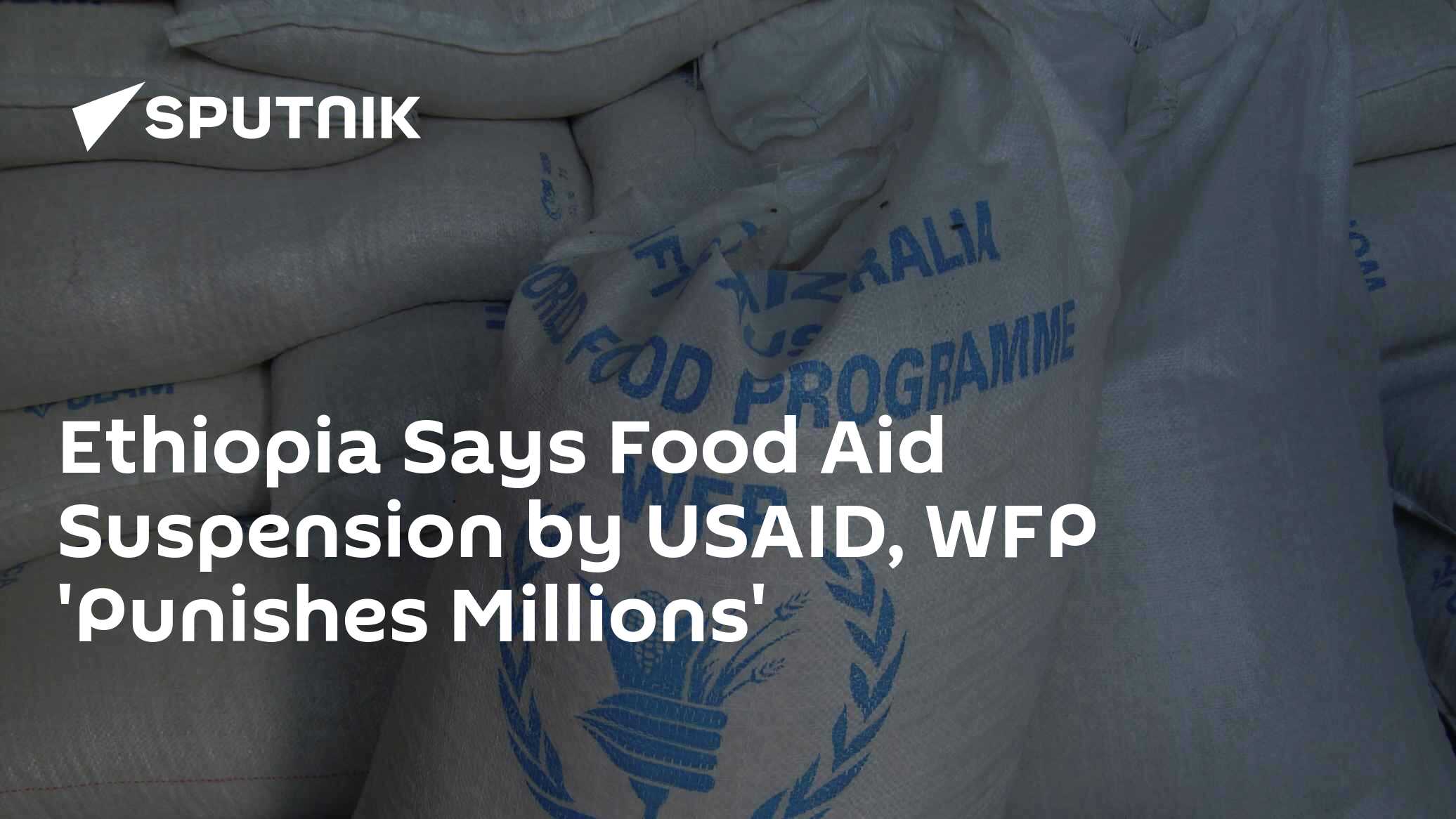 Ethiopia Says Food Aid Suspension by USAID, WFP 'Punishes Millions ...