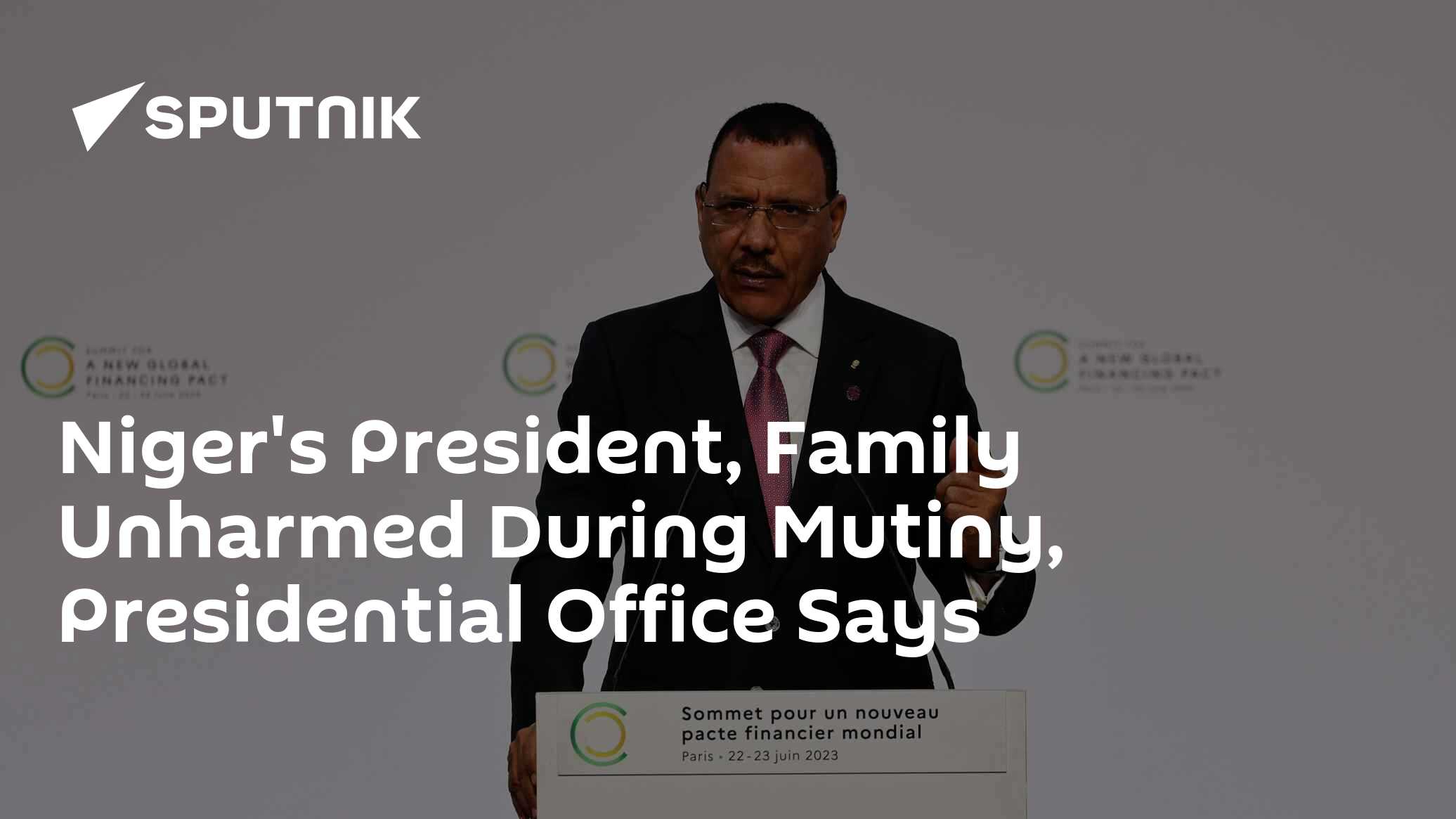 Niger's President, Family Unharmed During Mutiny, Presidential Office ...