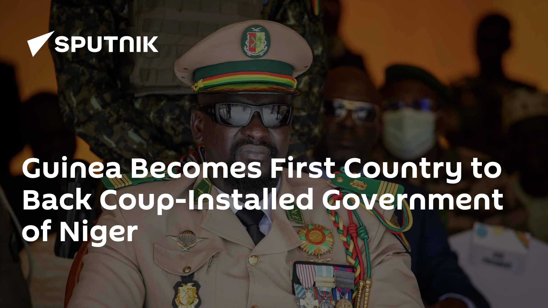 Guinea Becomes First Country to Back Coup-Installed Government of Niger ...