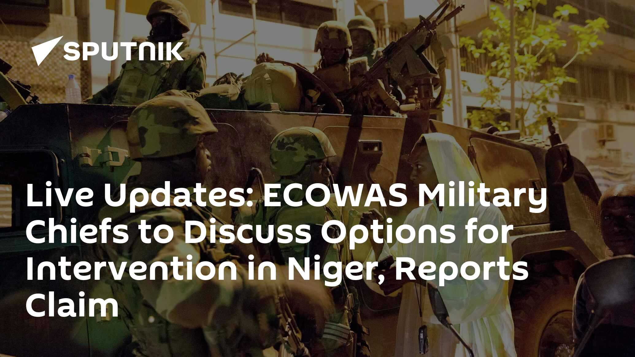 Live Updates: ECOWAS Military Chiefs to Discuss Options for ...