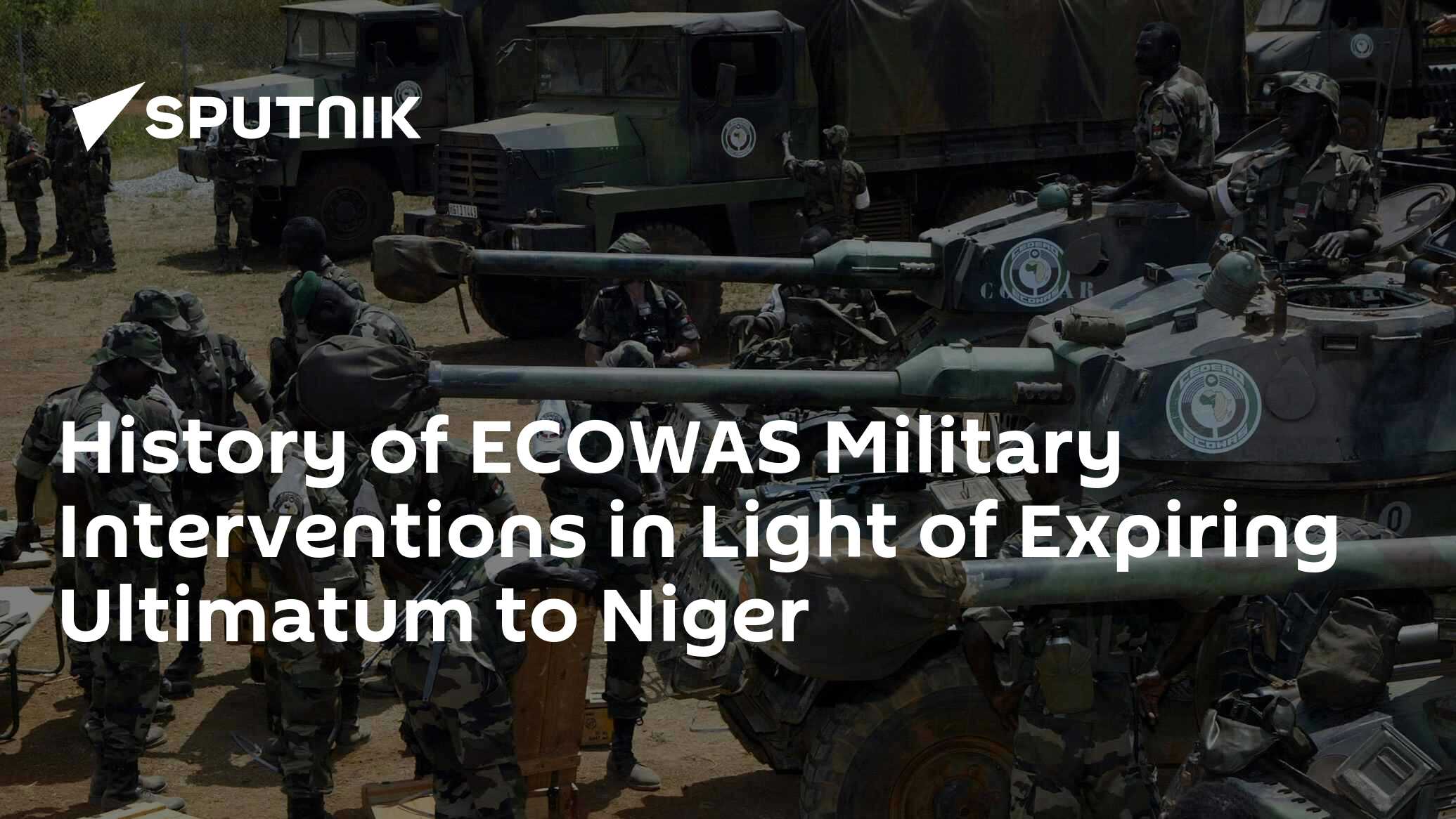 History of ECOWAS Military Interventions in Light of Expiring Ultimatum ...