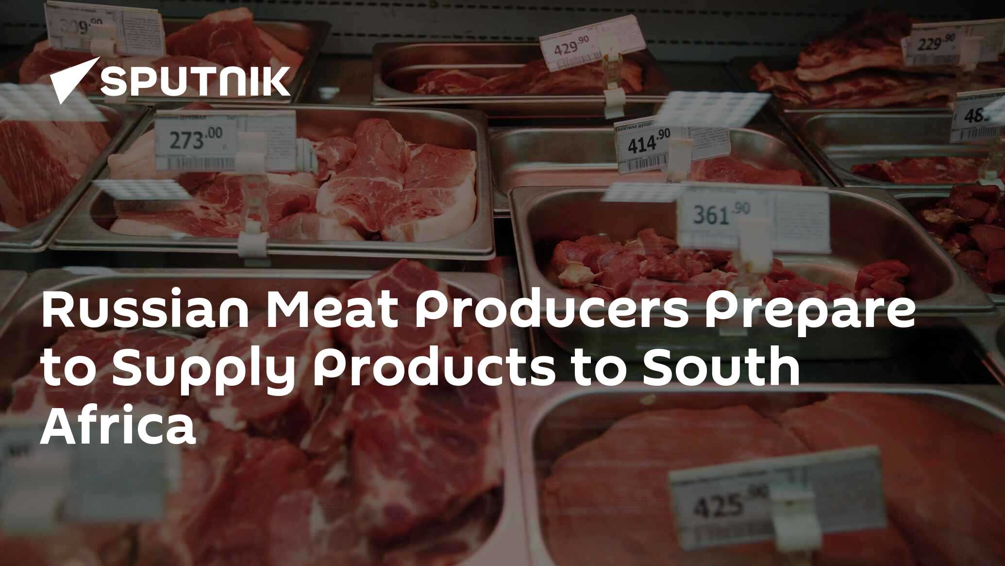 Russian Meat Producers Prepare to Supply Products to South Africa - 16. ...