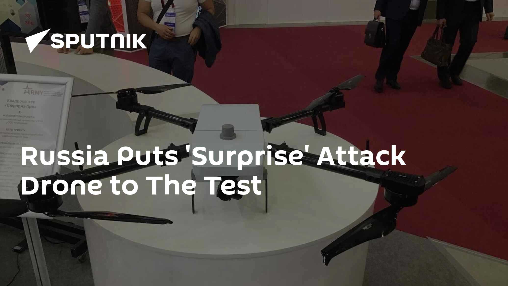 Russia Puts 'Surprise' Attack Drone to The Test - 18.08.2023, Sputnik ...