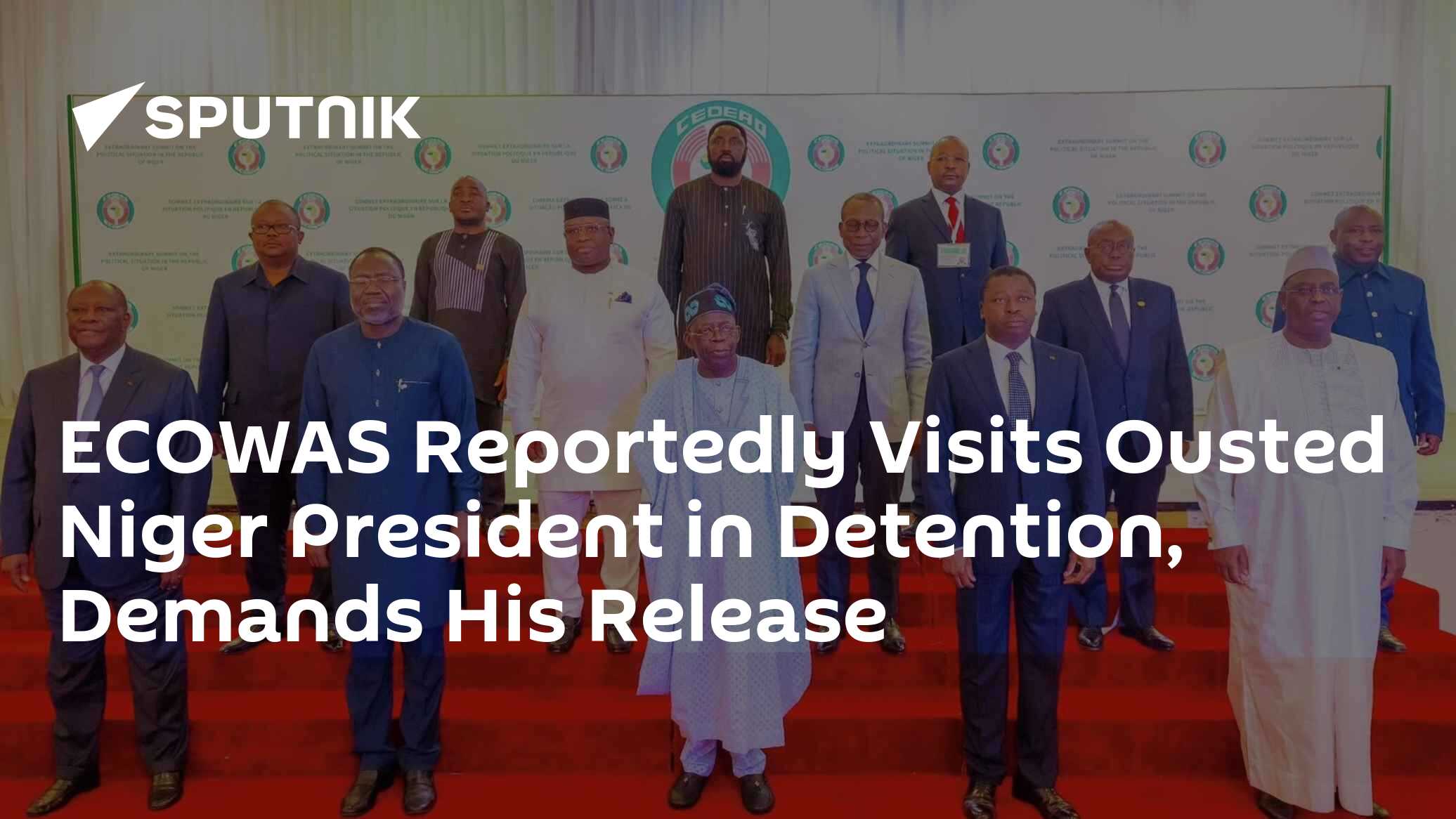 ECOWAS Reportedly Visits Ousted Niger President in Detention, Demands ...