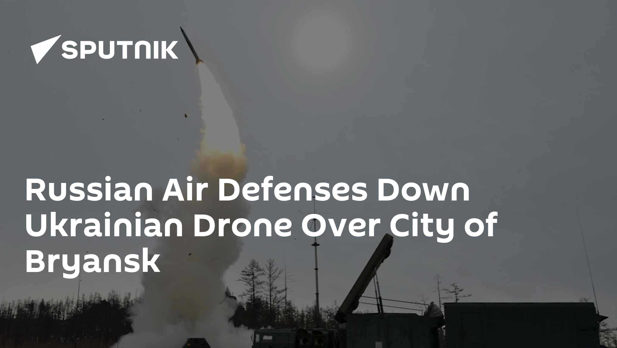 Russian Air Defenses Down Ukrainian Drone Over City of Bryansk - 30.08. ...