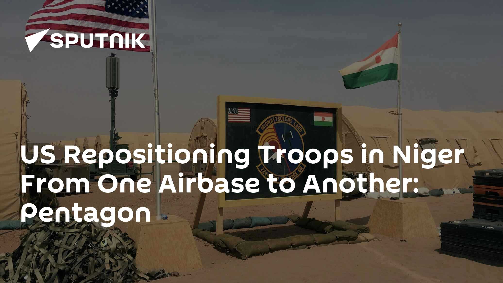 US Repositioning Troops in Niger From One Airbase to Another: Pentagon ...