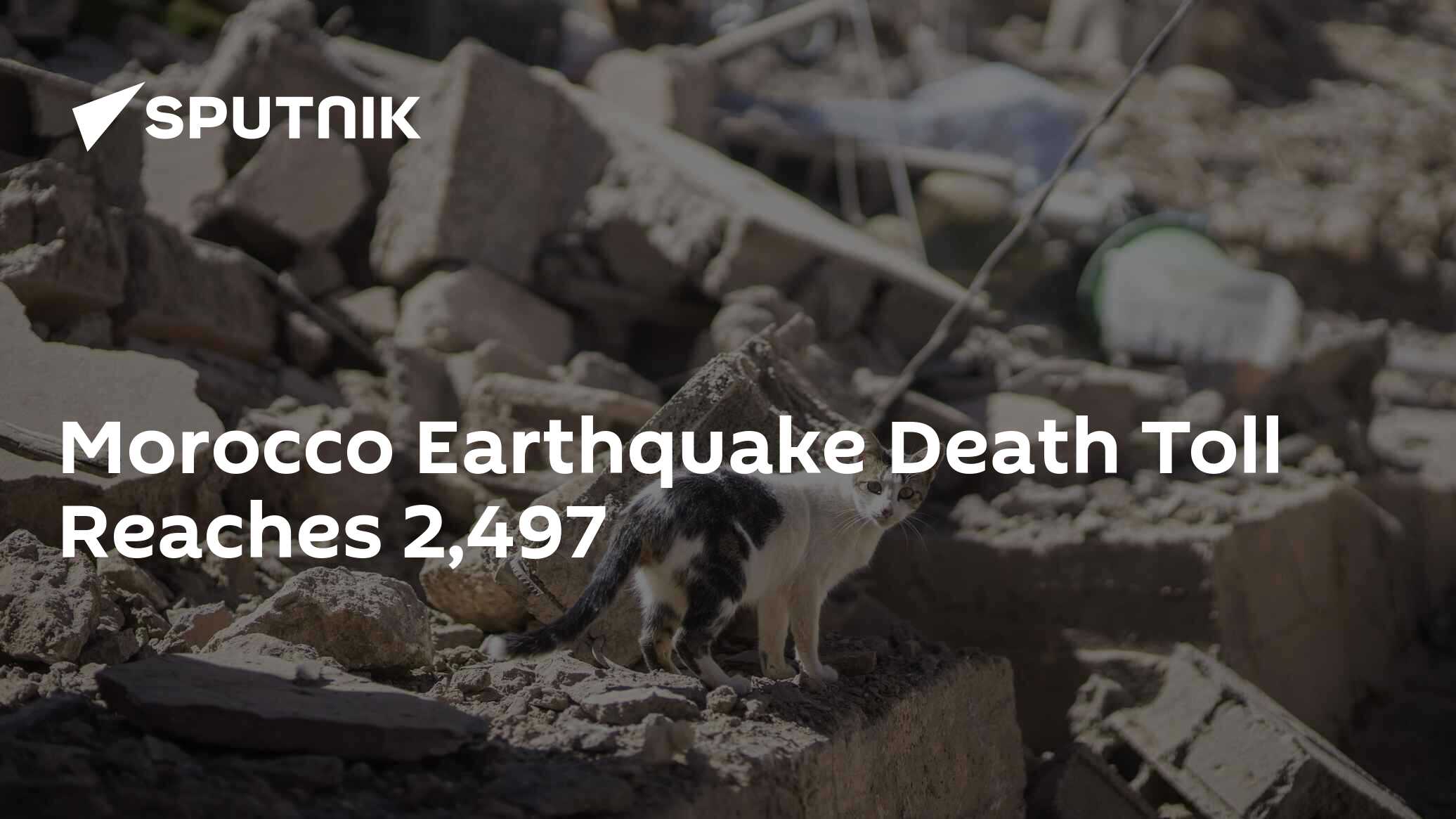Morocco Earthquake Death Toll Reaches 2,497 - 11.09.2023, Sputnik Africa