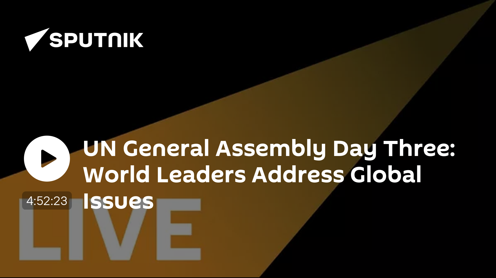 UN General Assembly Day Three: World Leaders Address Global Issues - 21 ...