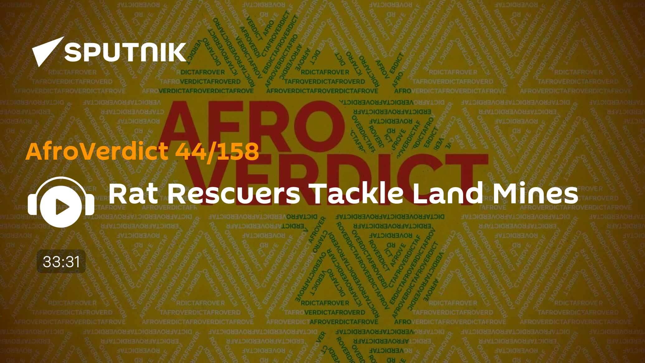 Rat Rescuers Tackle Land Mines - 04.10.2023, Sputnik Africa