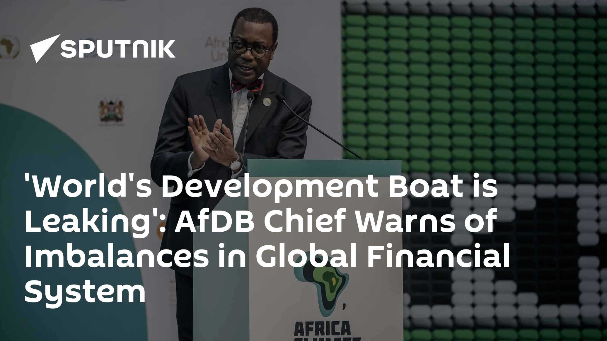 'World's Development Boat is Leaking': AfDB Chief Warns of Imbalances ...