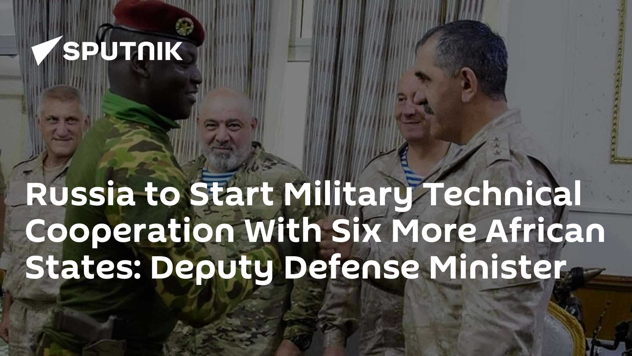 Russia to Start Military Technical Cooperation With Six More African ...