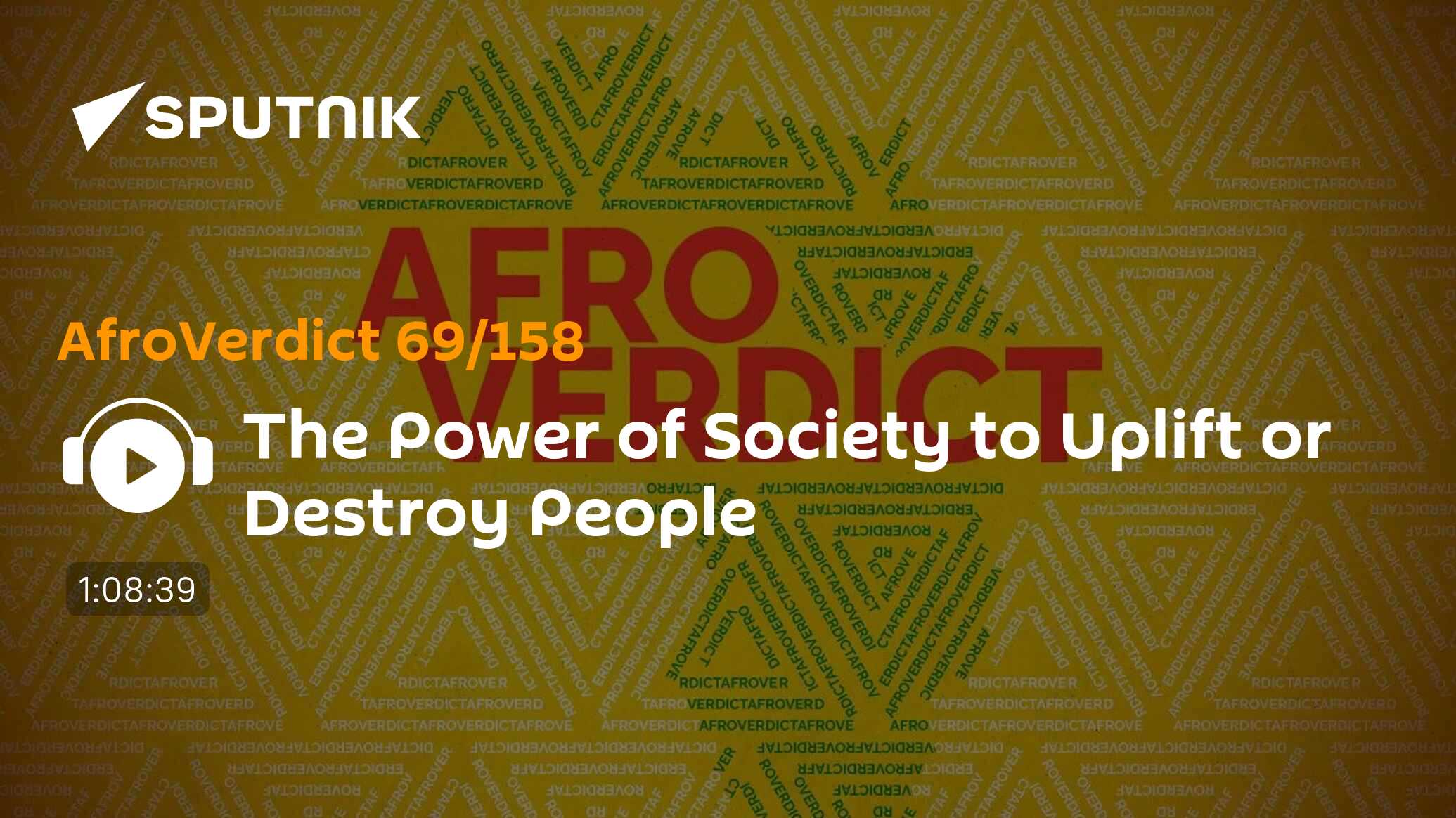 The Power of Society to Uplift or Destroy People - 04.12.2023, Sputnik ...