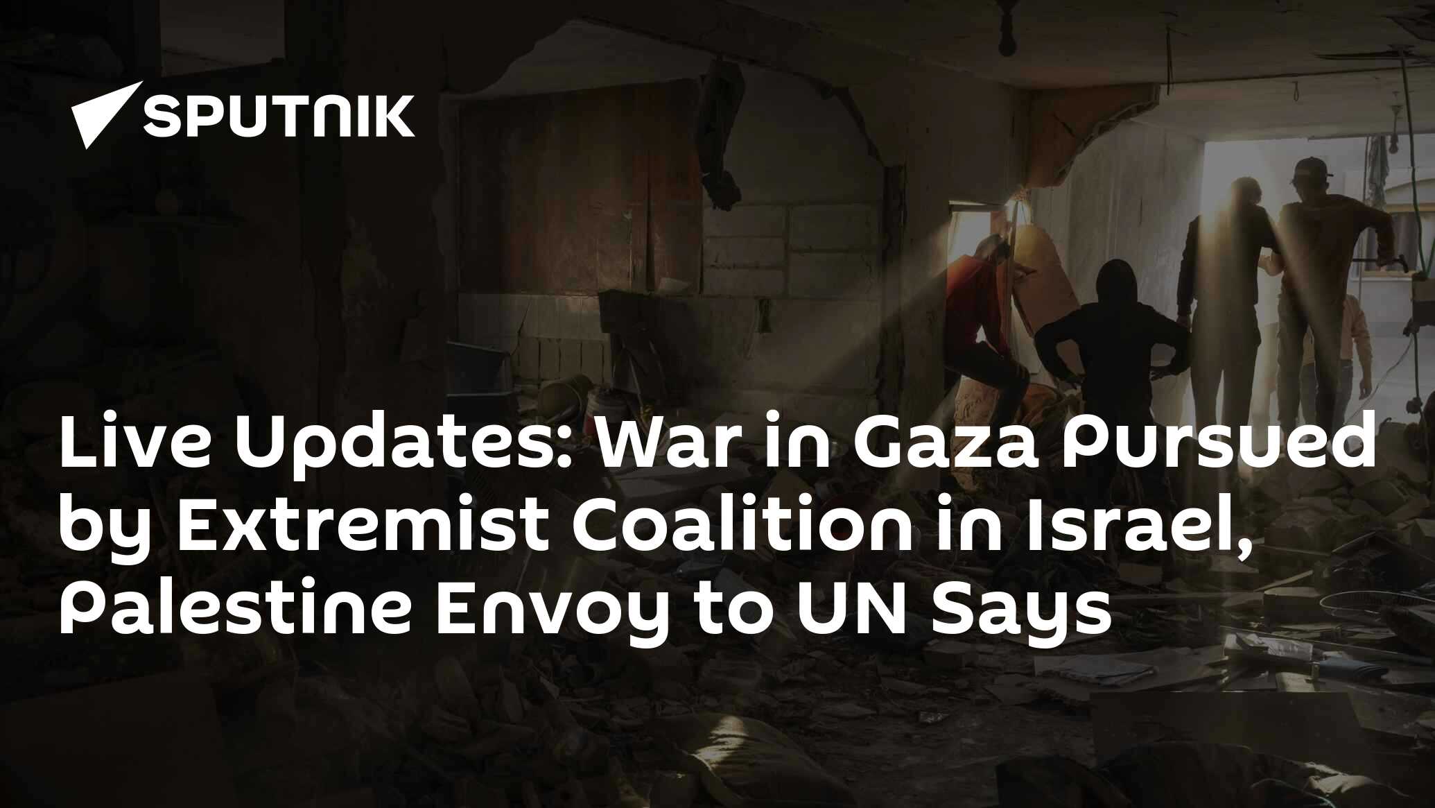 Live Updates: War in Gaza Pursued by Extremist Coalition in Israel ...