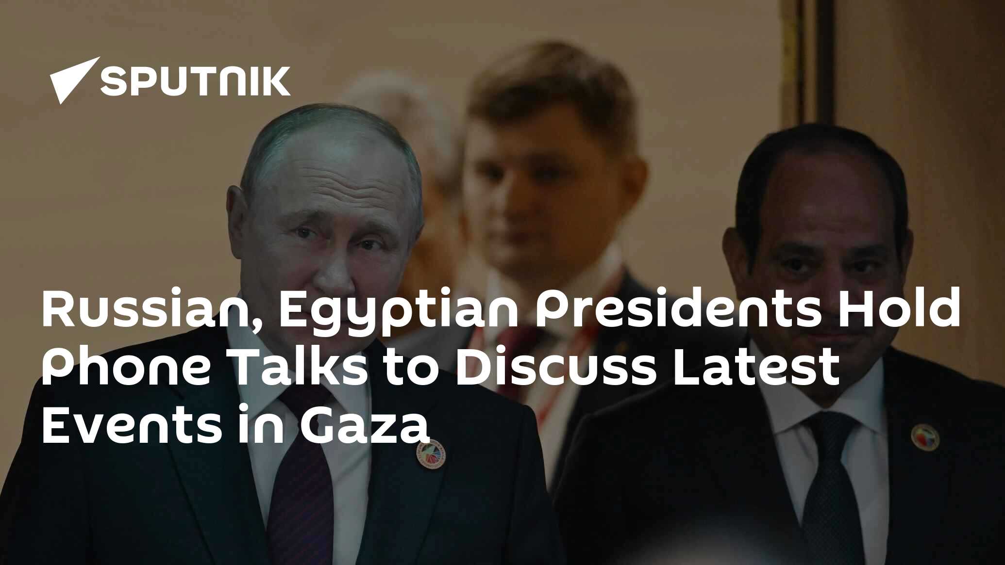 Russian, Egyptian Presidents Hold Phone Talks to Discuss Latest Events ...