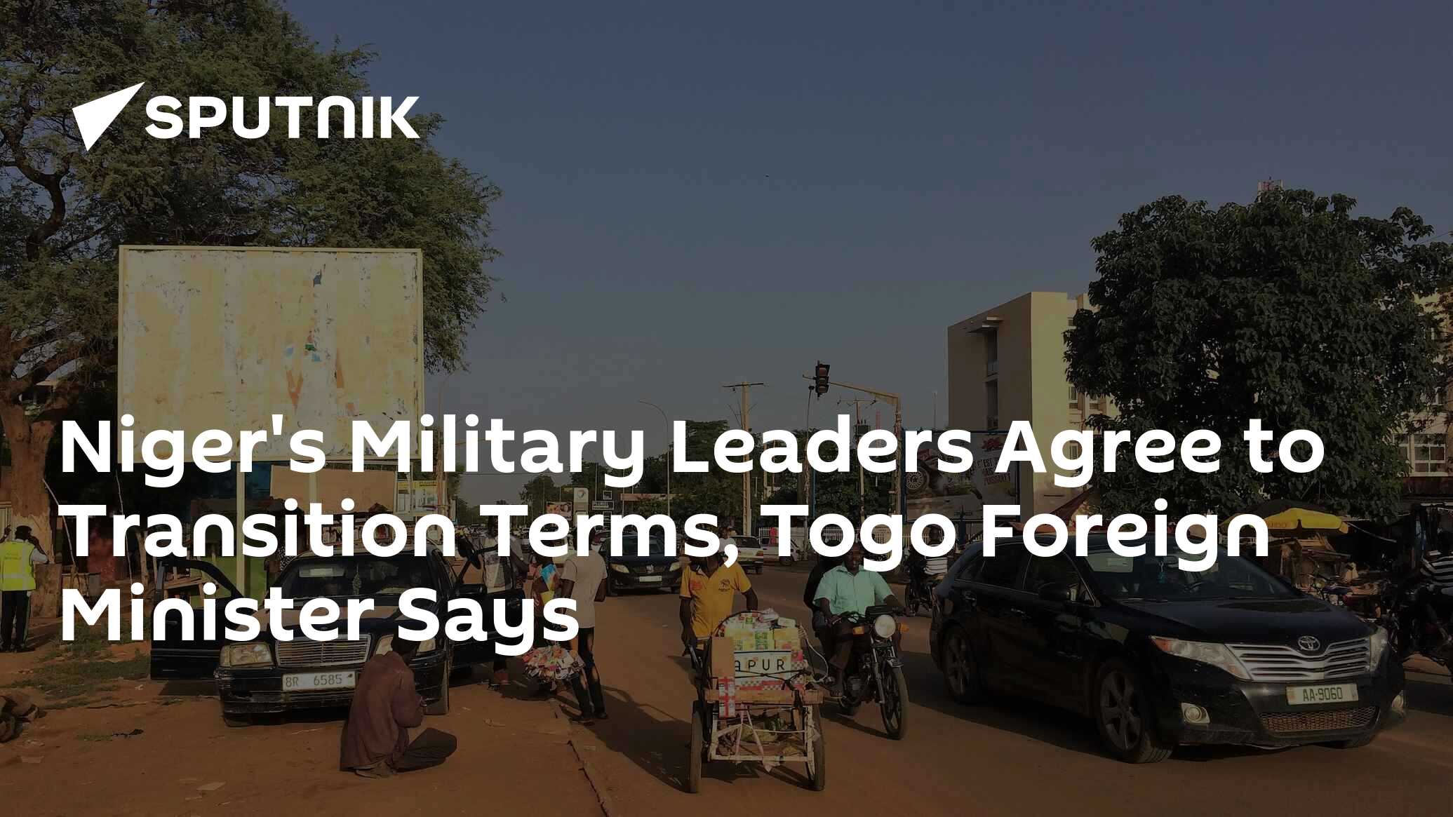 Niger's Military Leaders Agree to Transition Terms, Togo Foreign ...