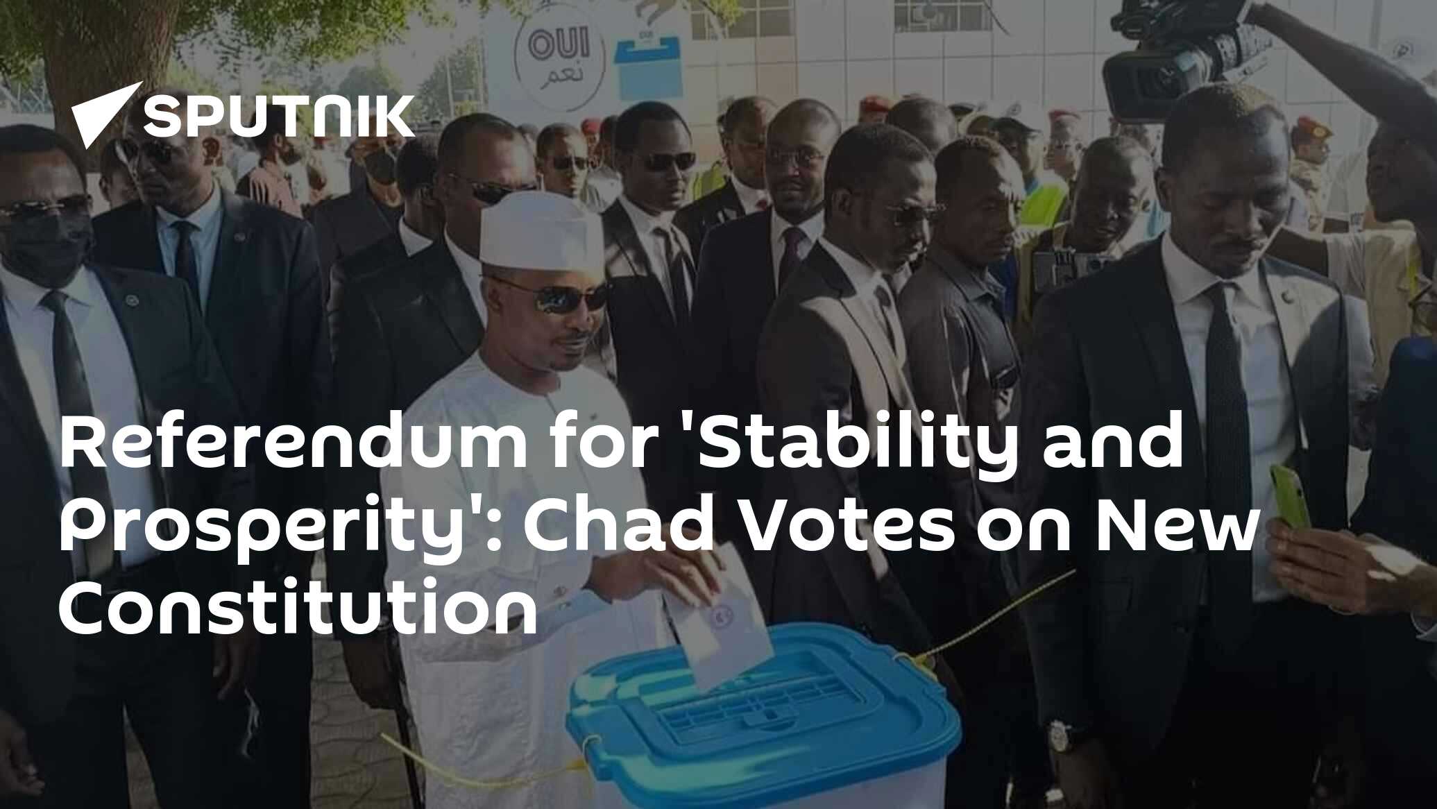 Referendum for 'Stability and Prosperity': Chad Votes on New ... Referendum for 'Stability and Prosperity': Chad Votes on New ...