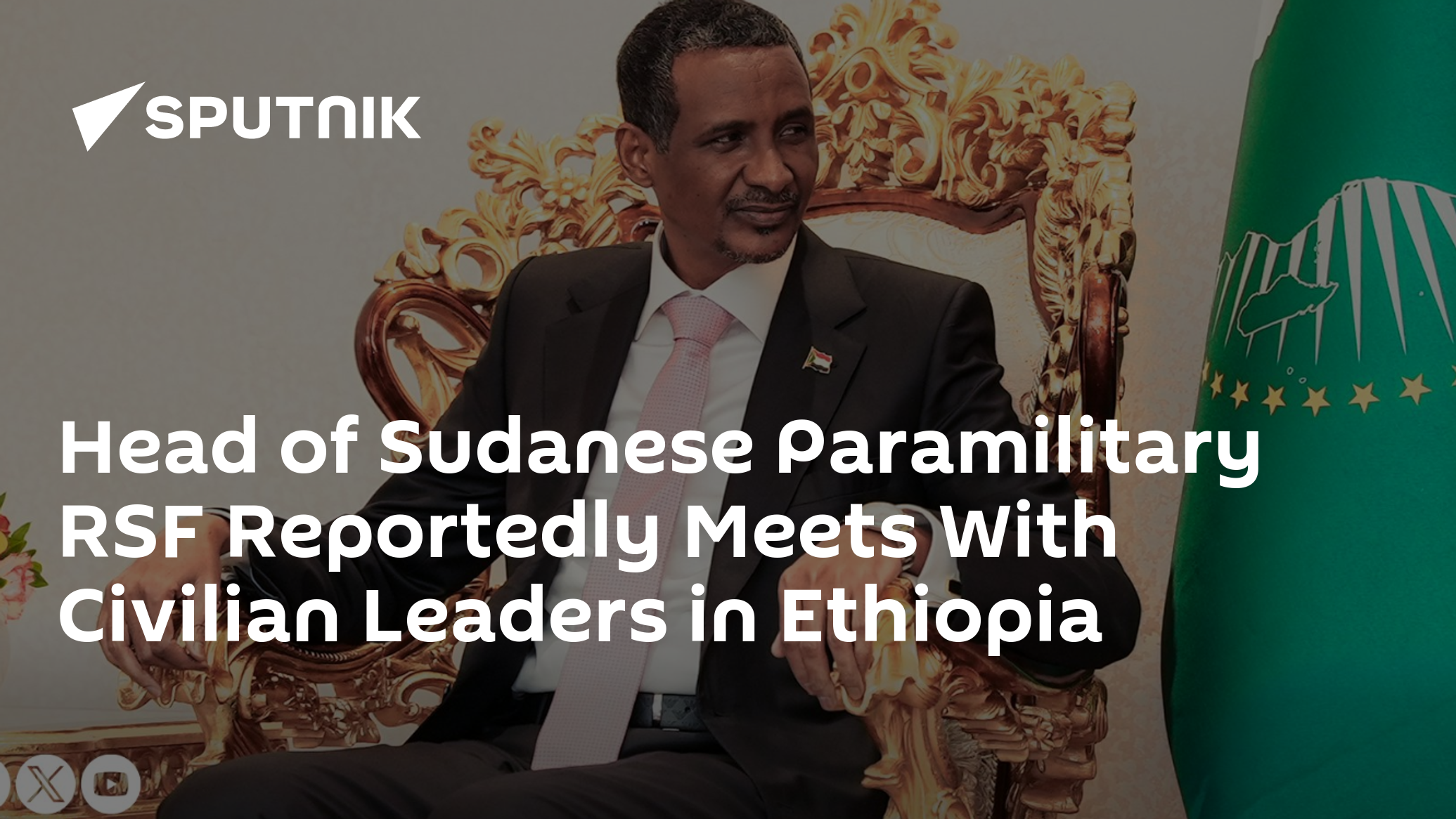 Head of Sudanese Paramilitary RSF Reportedly Meets With Civilian ...