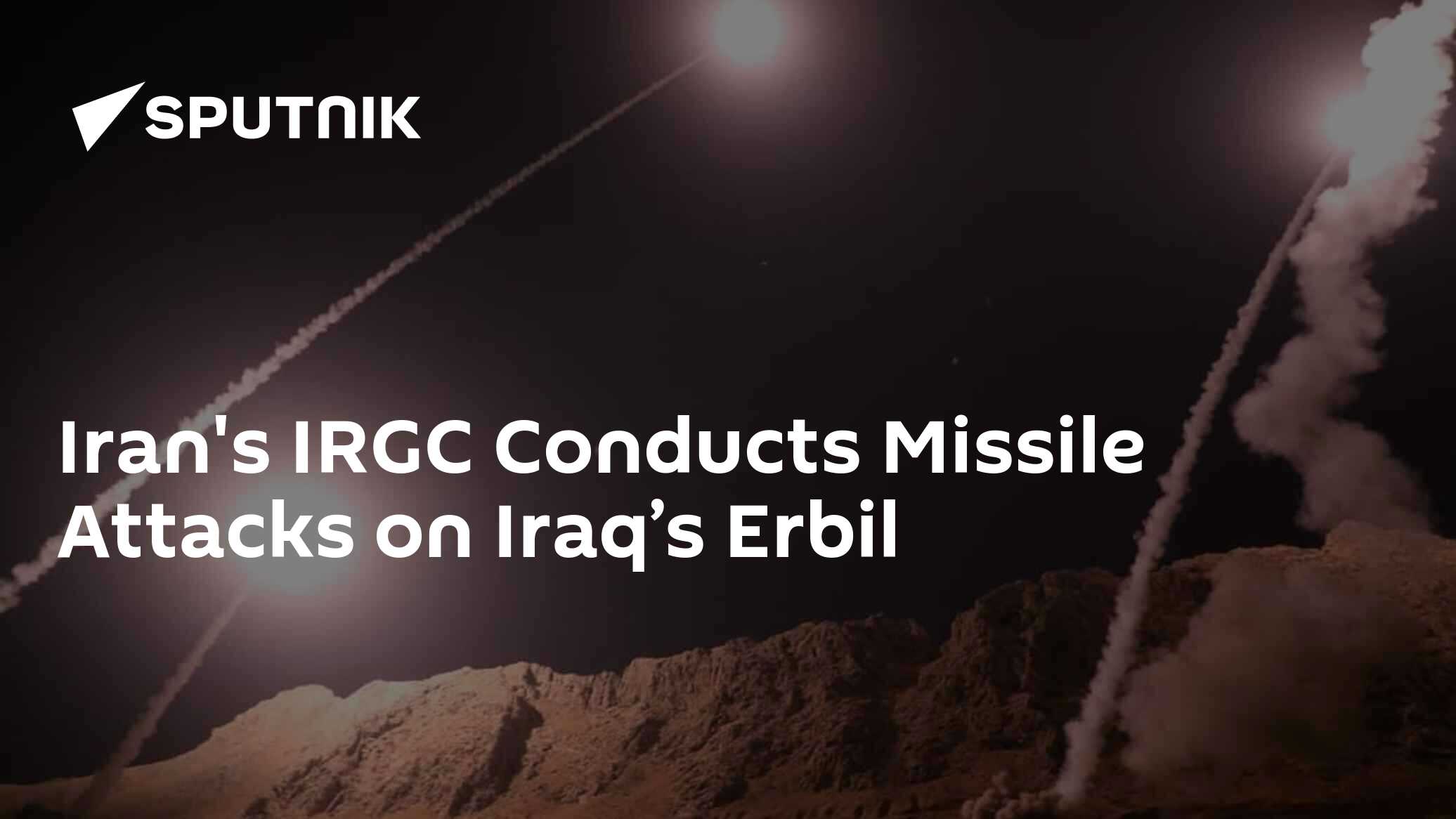 Iran's IRGC Conducts Missile Attacks on Iraq’s Erbil - 16.01.2024 ...