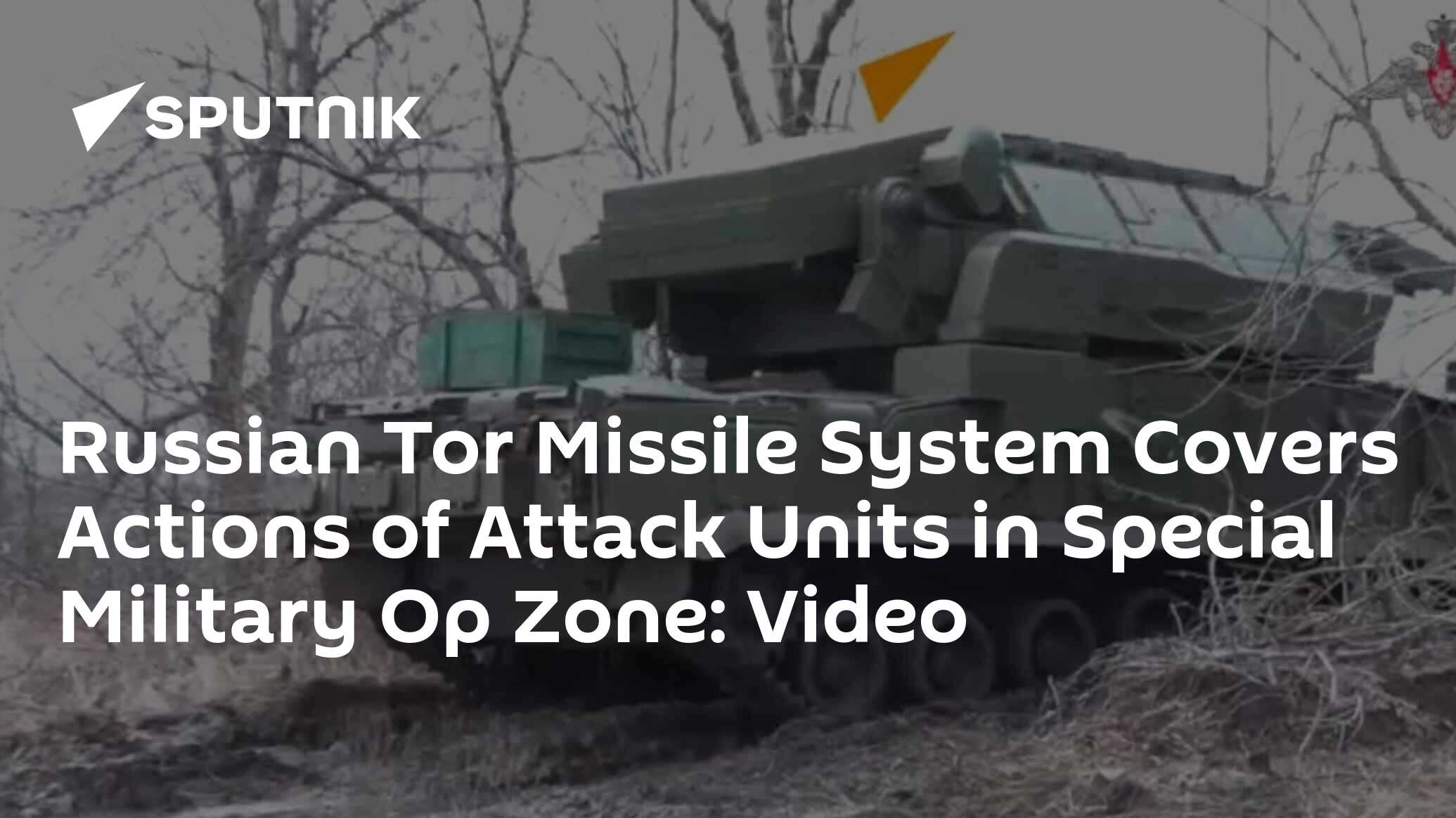 Russian Tor Missile System Covers Actions of Attack Units in Special ...