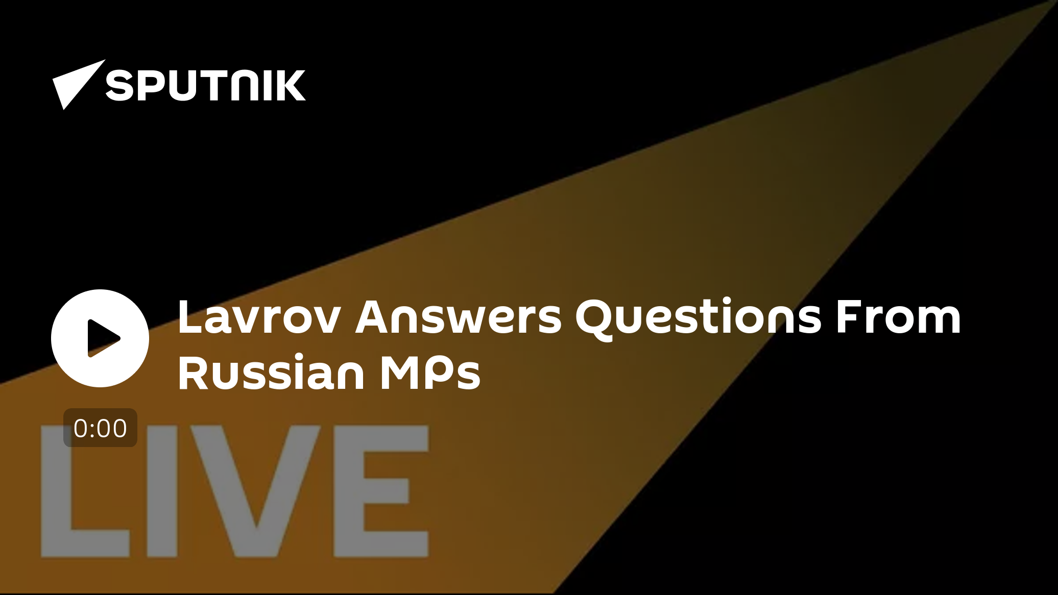 Lavrov Answers Questions From Russian MPs - 14.02.2024, Sputnik Africa