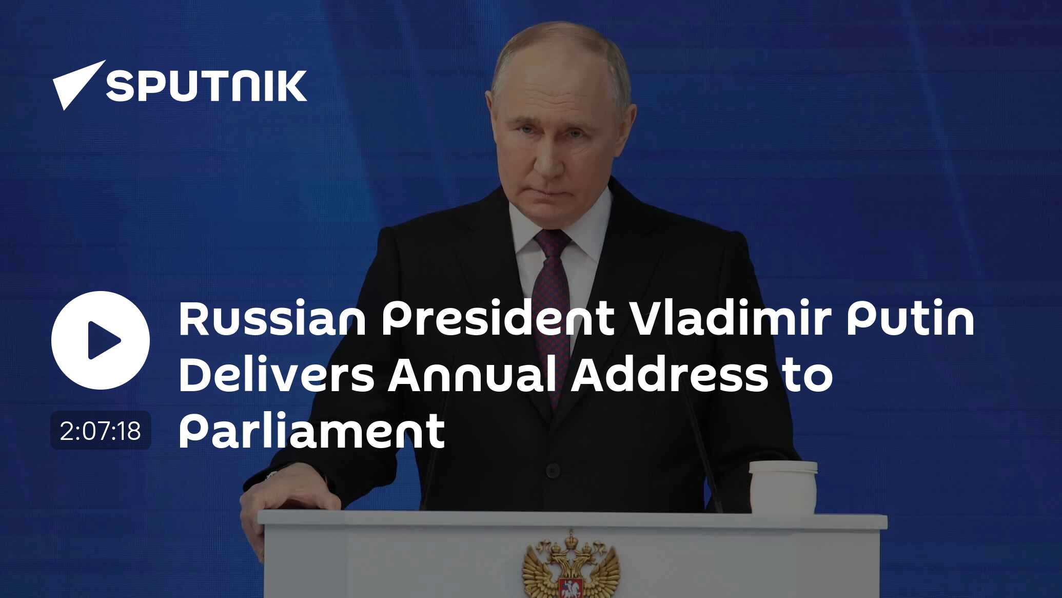 Russian President Vladimir Putin Delivers Annual Address to Parliament ...