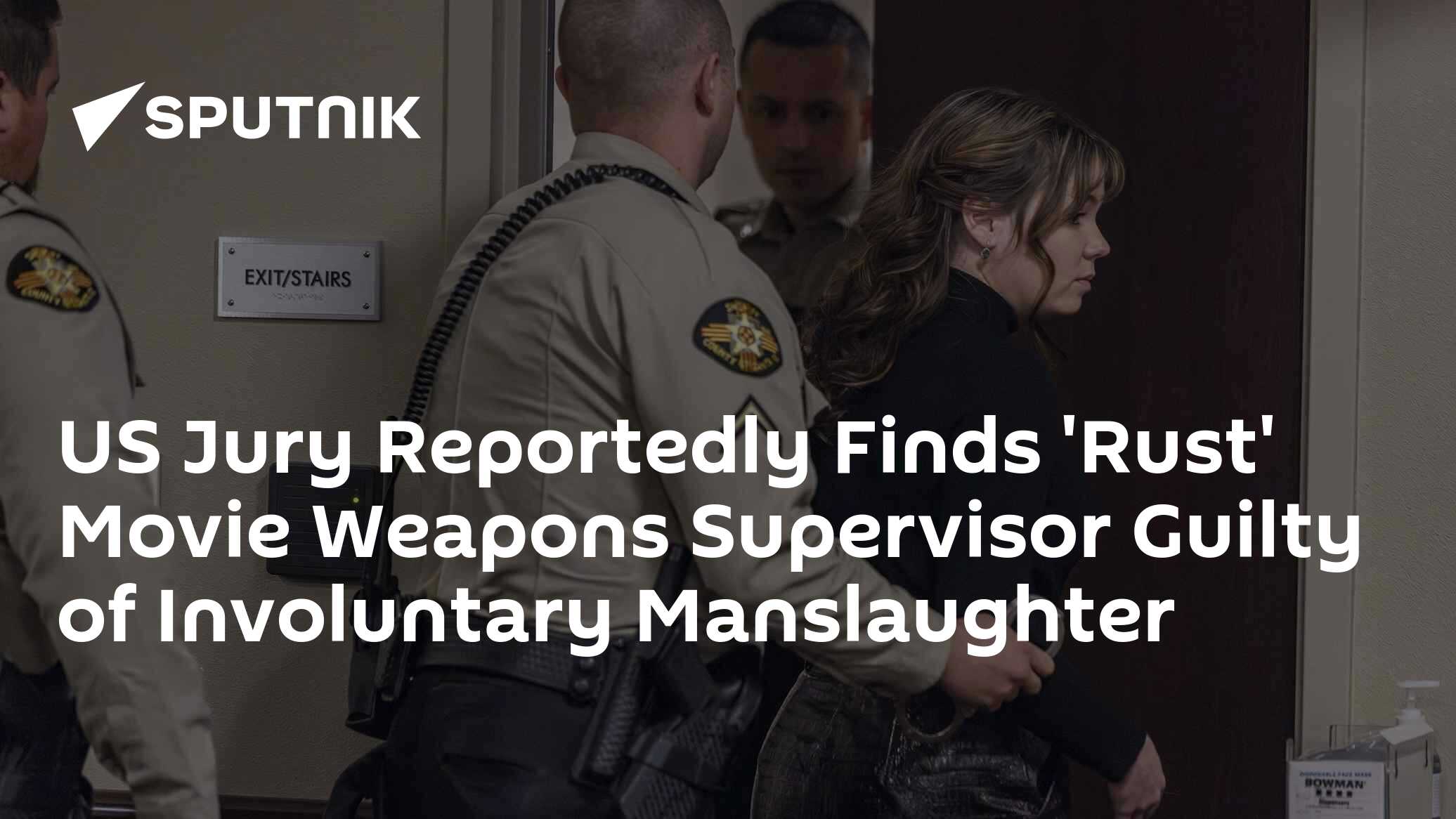 US Jury Reportedly Finds 'Rust' Movie Weapons Supervisor Guilty of ...