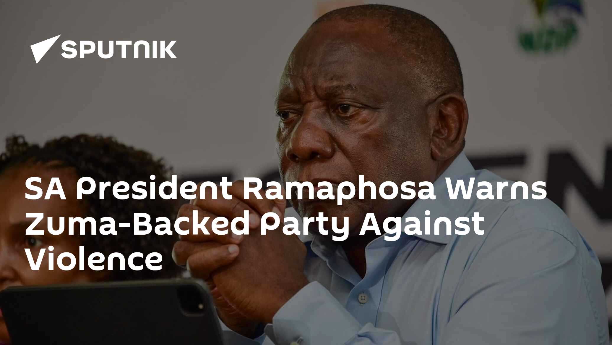 SA President Ramaphosa Warns Zuma-Backed Party Against Violence - 08.03 ...