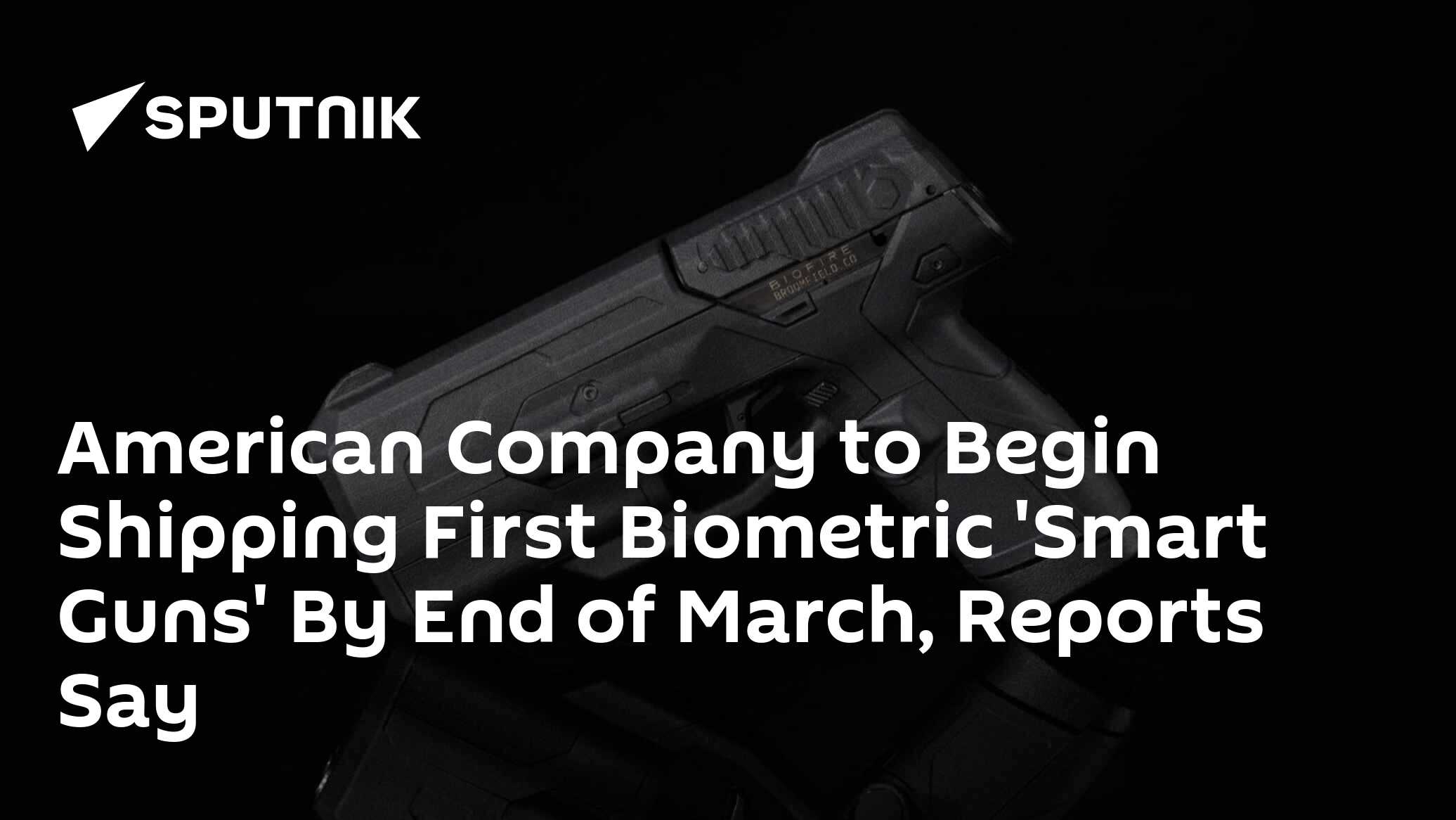 American Company to Begin Shipping First Biometric 'Smart Guns' By End ...