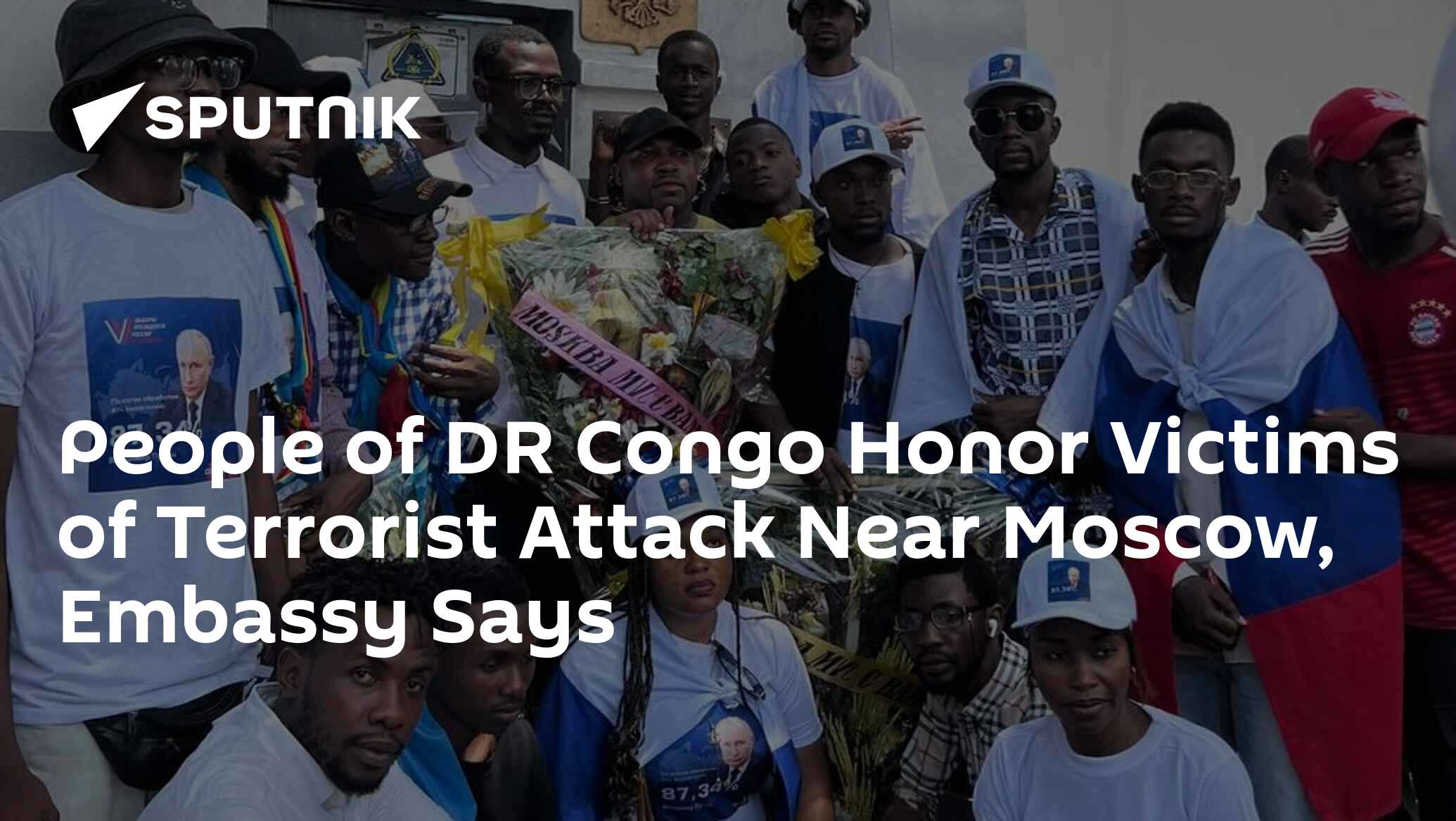 People of DR Congo Honor Victims of Terrorist Attack Near Moscow ...