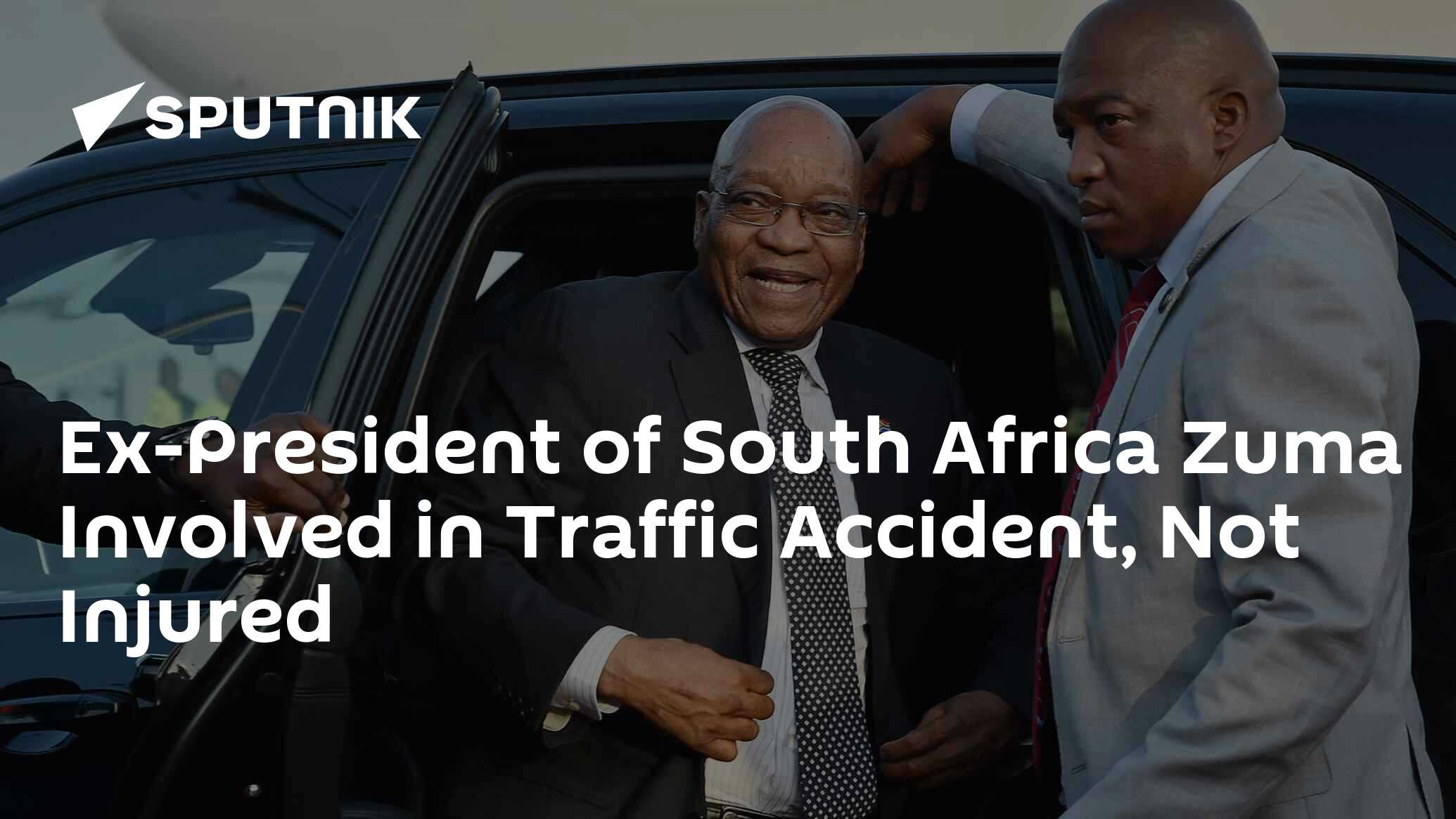 Ex-President of South Africa Zuma Involved in Traffic Accident, Not ...