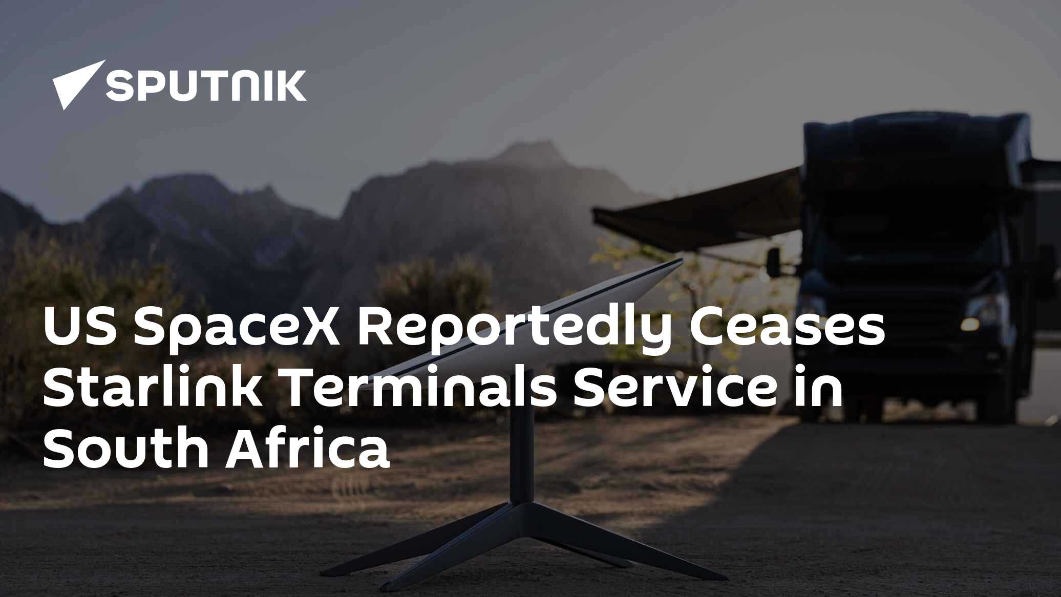 US SpaceX Reportedly Ceases Starlink Terminals Service in South Africa ...