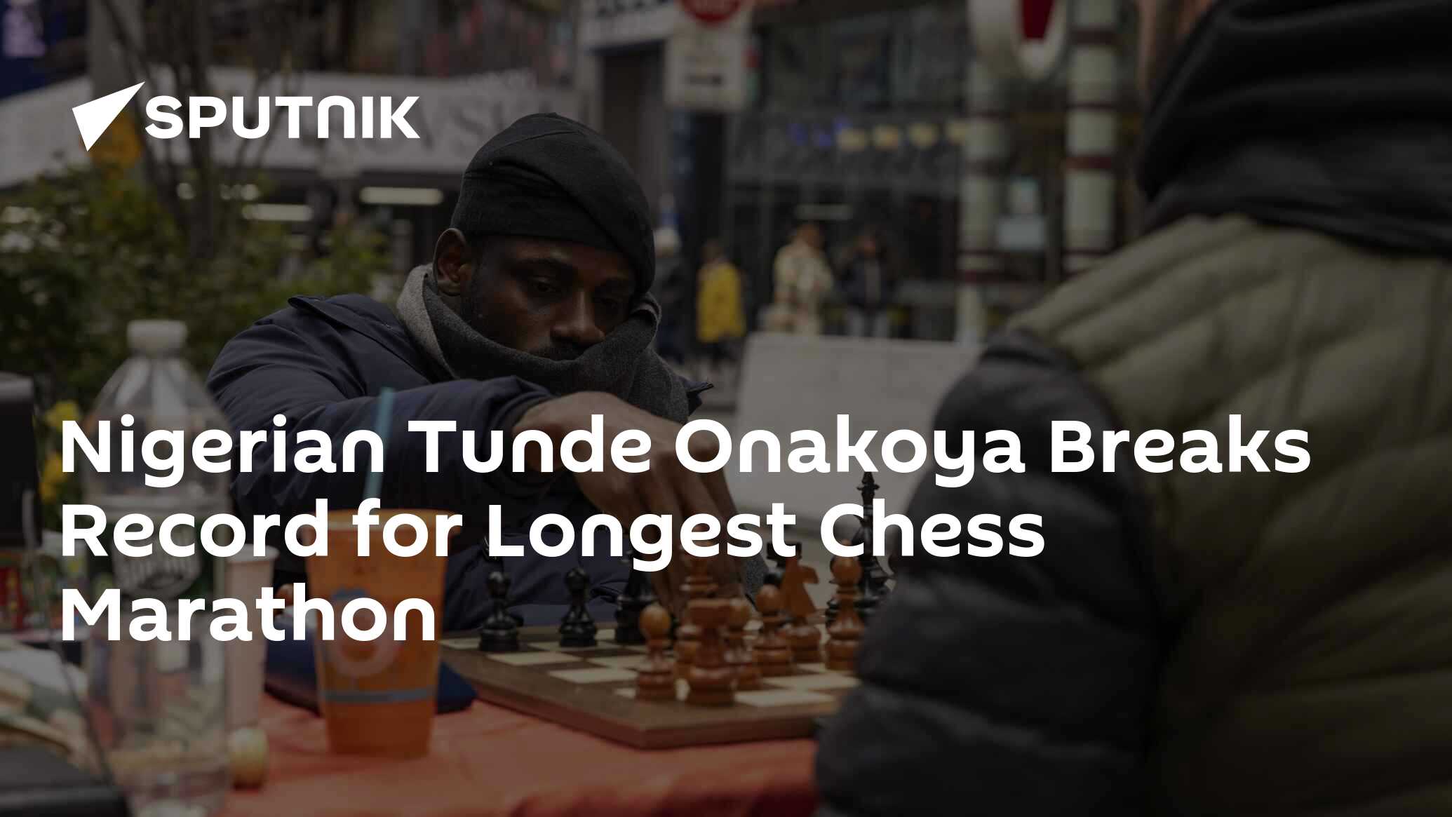 Nigerian Tunde Onakoya Breaks Record for Longest Chess Marathon - 20.04 ...