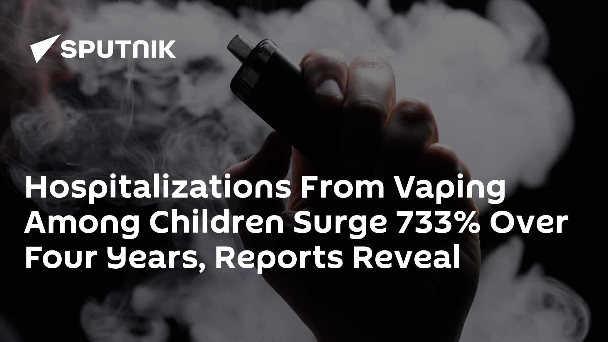 Hospitalizations From Vaping Among Children Surge 733% Over Four Years ...