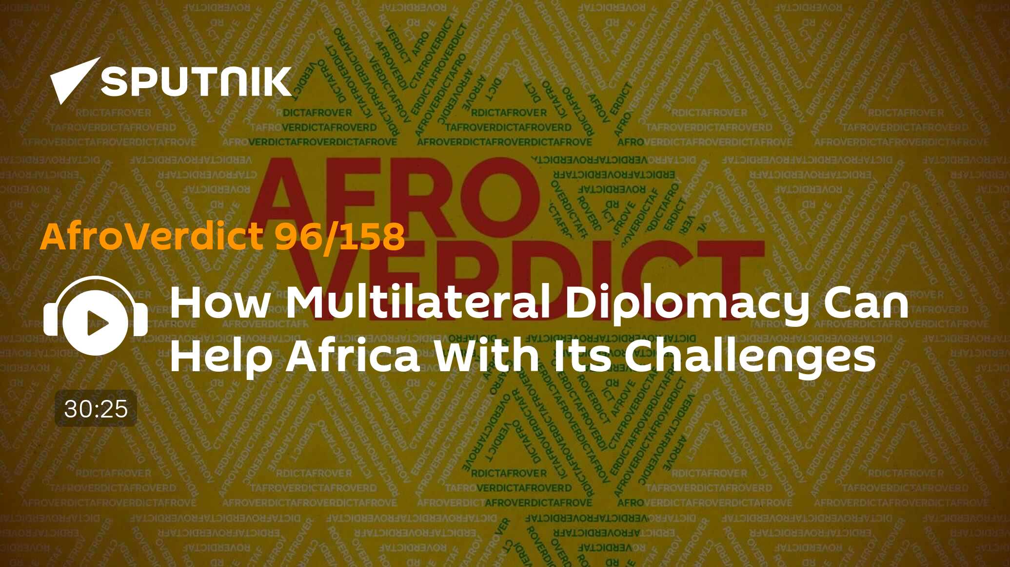 How Multilateral Diplomacy Can Help Africa With Its Challenges - 24.04. ...