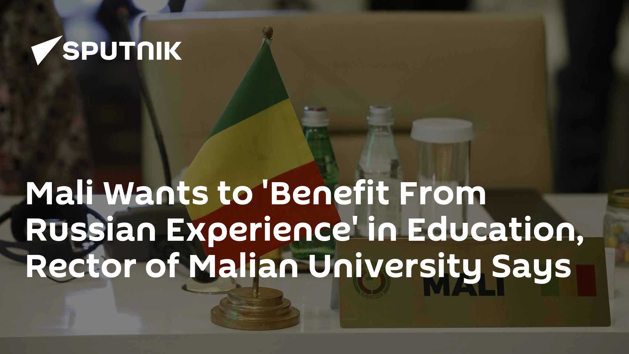 Mali Wants to 'Benefit From Russian Experience' in Education, Rector of ...