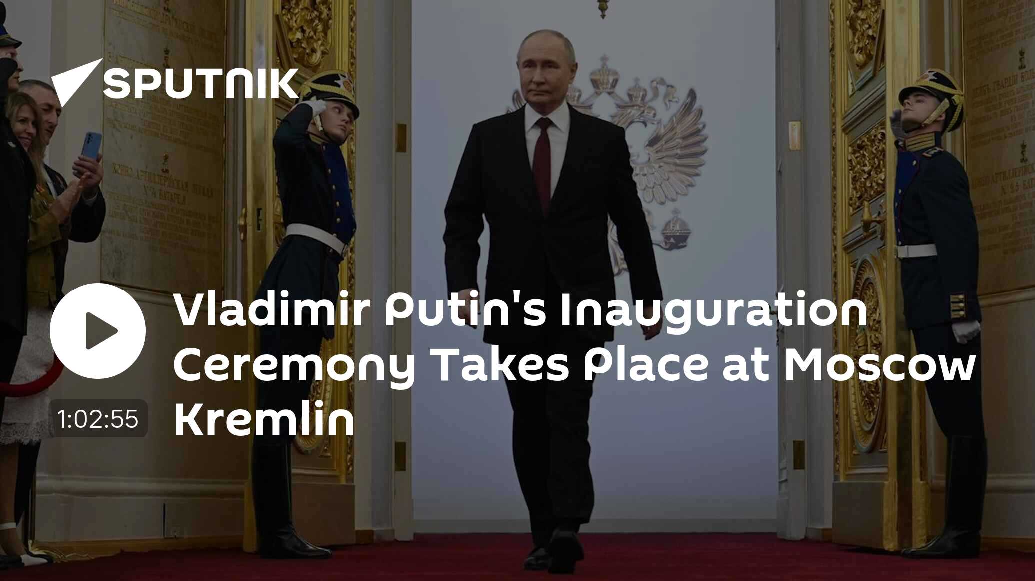 Vladimir Putin's Inauguration Ceremony Takes Place at Moscow Kremlin ...