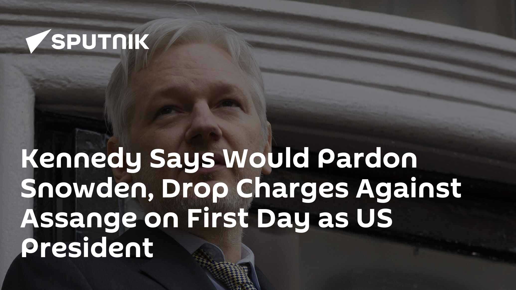 Kennedy Says Would Pardon Snowden, Drop Charges Against Assange on ...