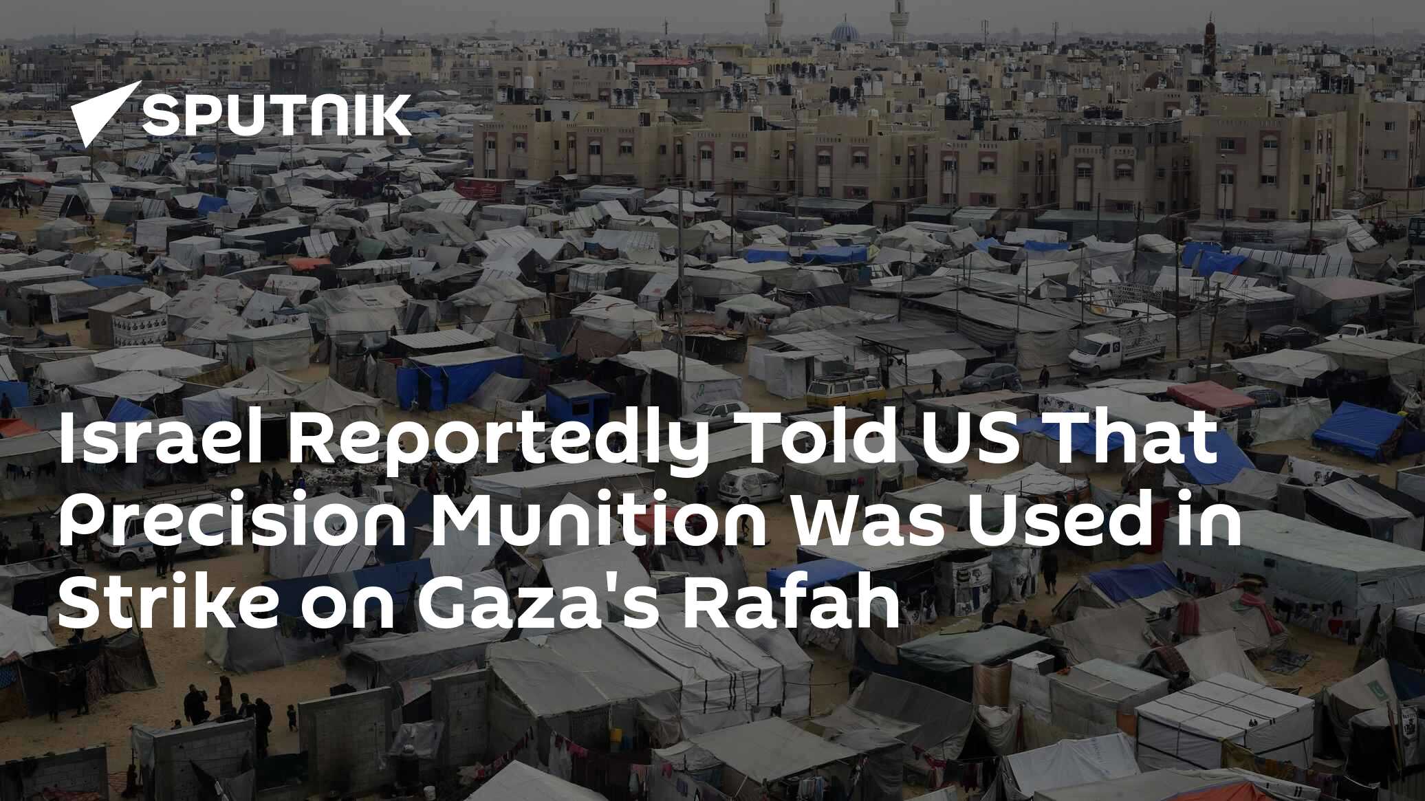 Israel Reportedly Told US That Precision Munition Was Used in Strike on ...