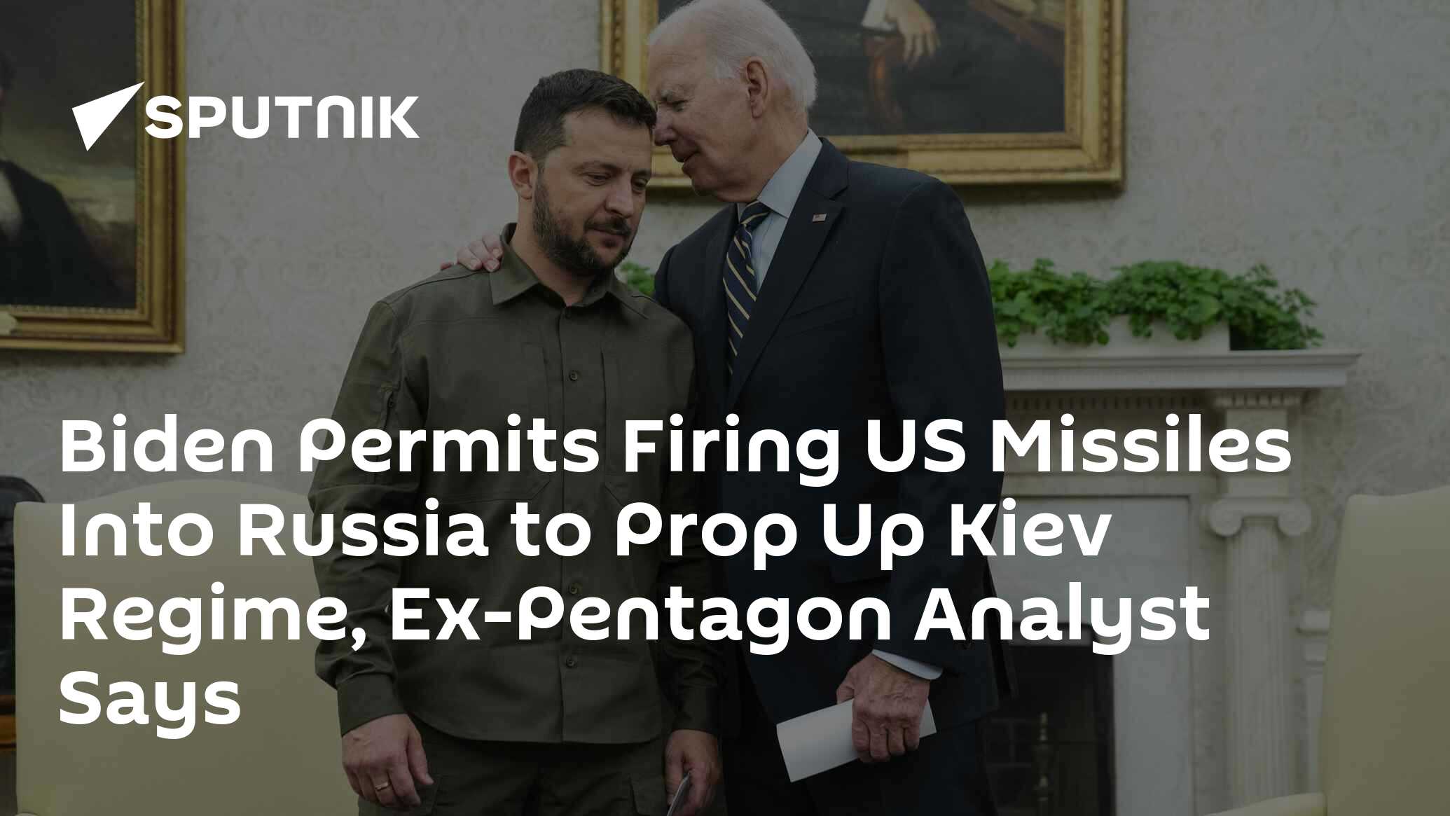Biden Permits Firing US Missiles Into Russia to Prop Up Kiev Regime, Ex ...