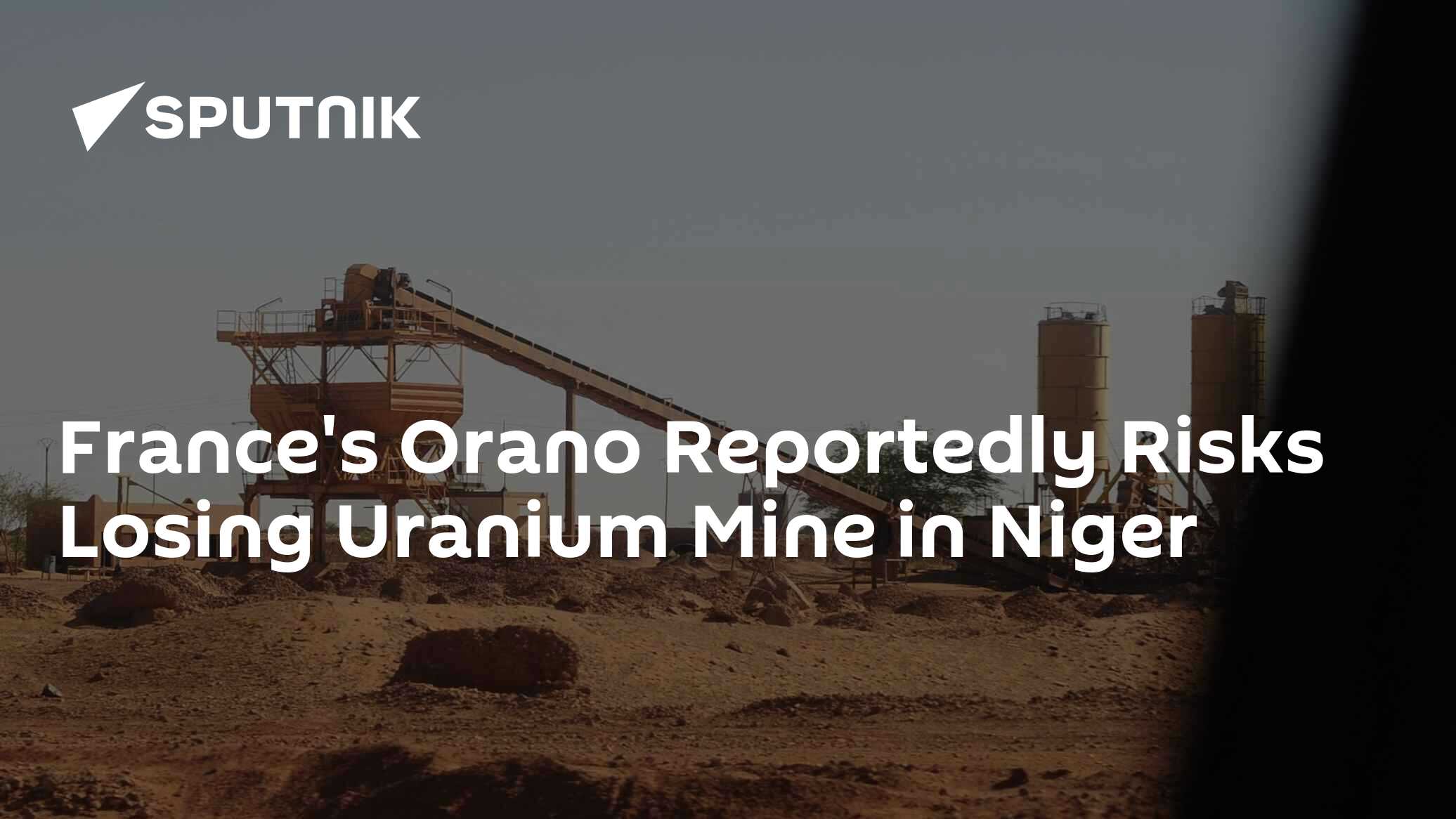 France's Orano Reportedly Risks Losing Uranium Mine in Niger - 15.06.2024, Sputnik Africa
