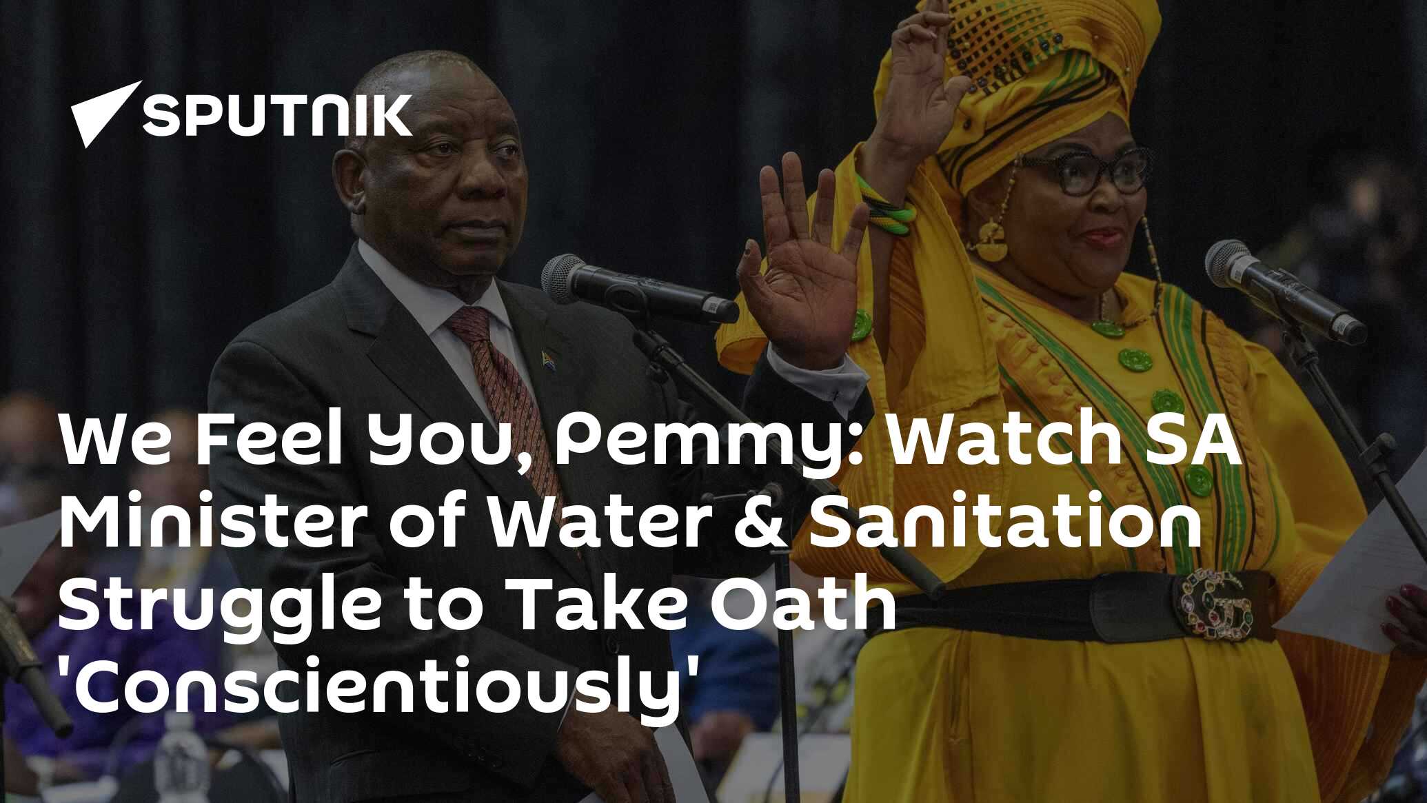 We Feel You, Pemmy: Watch SA Minister of Water & Sanitation Struggle to ...