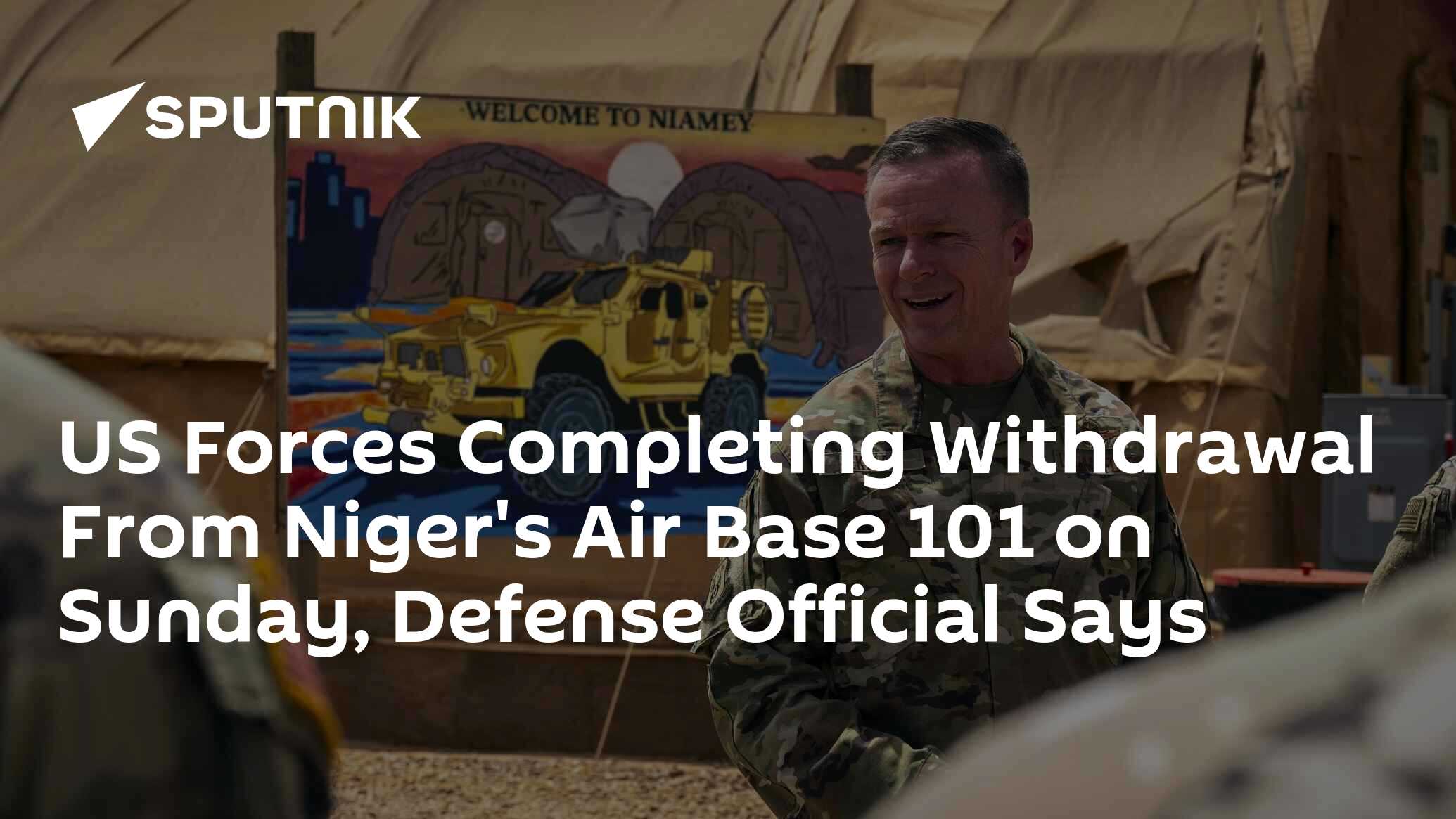 US Forces Completing Withdrawal From Niger's Air Base 101 on Sunday ...