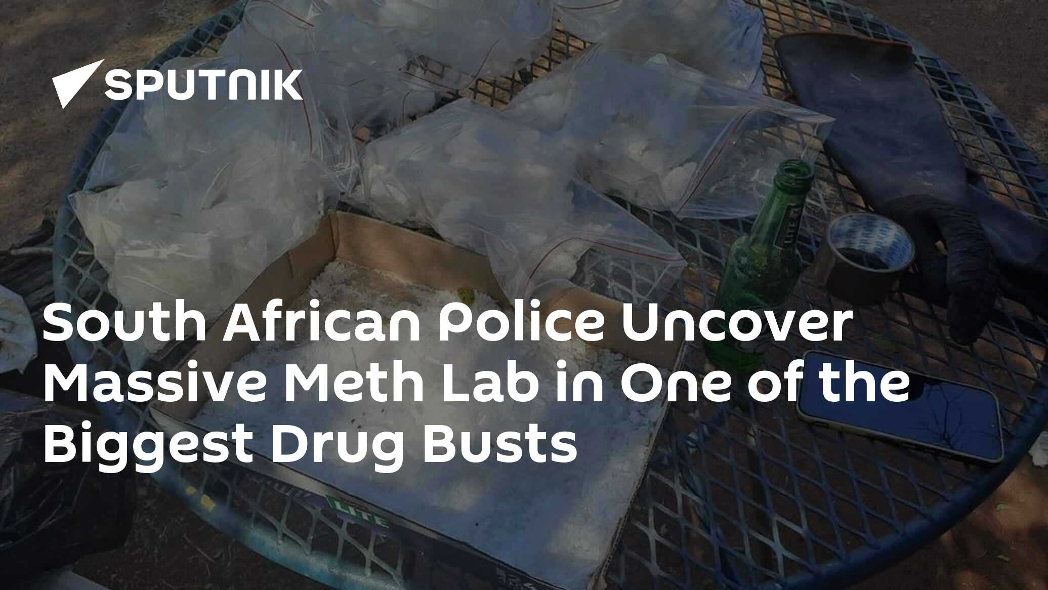 South African Police Uncover Massive Meth Lab in One of the Biggest ...