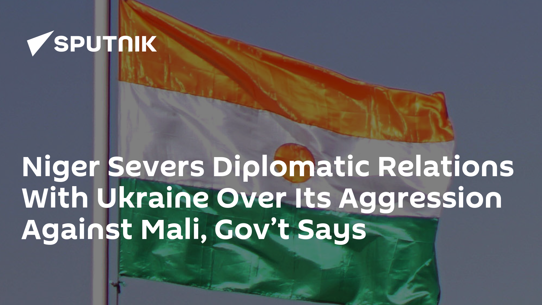 Niger Severs Diplomatic Relations With Ukraine Over Its Aggression ...