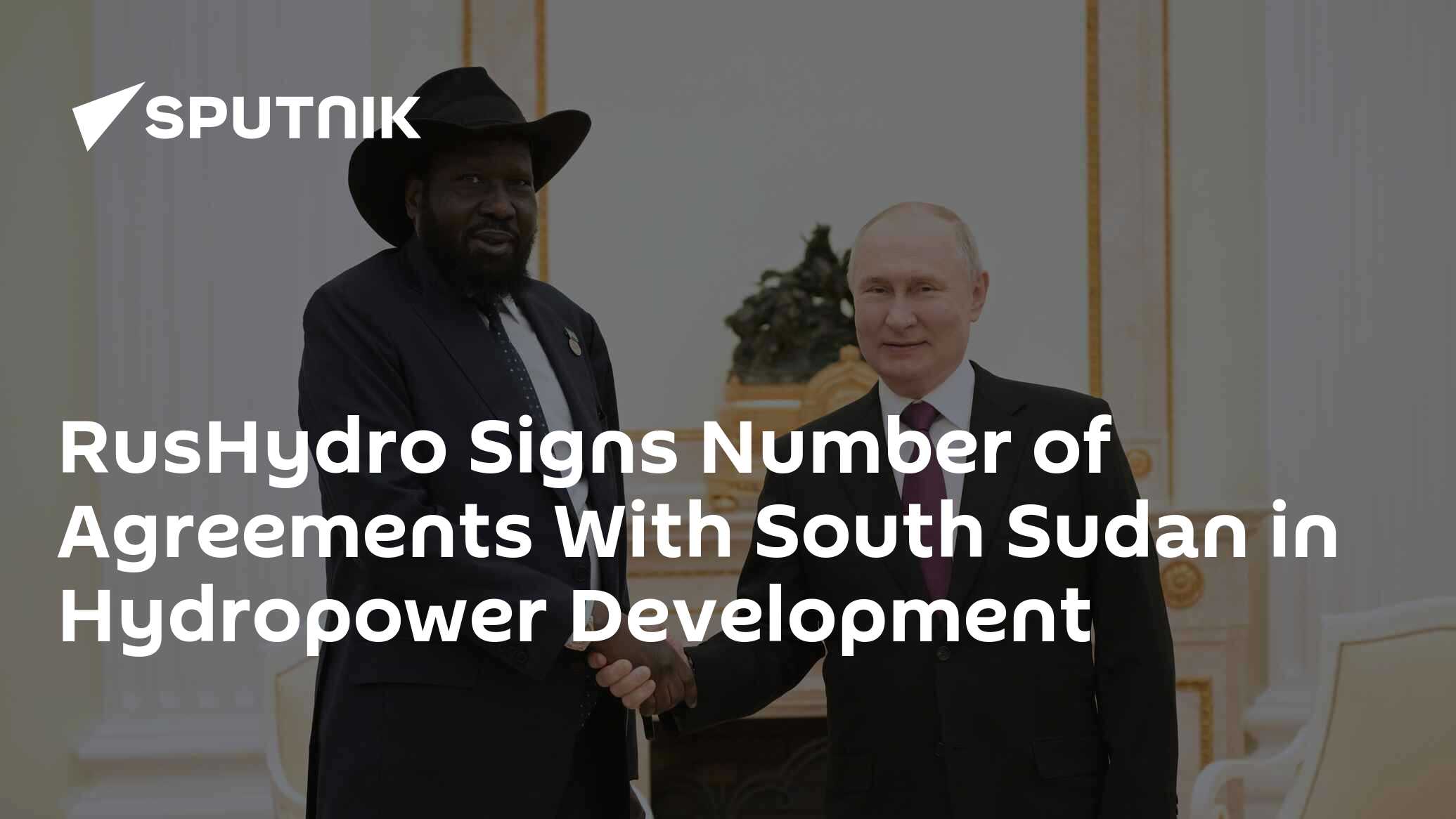 RusHydro Signs Number of Agreements With South Sudan in Hydropower Development - 08.08.2024 ...