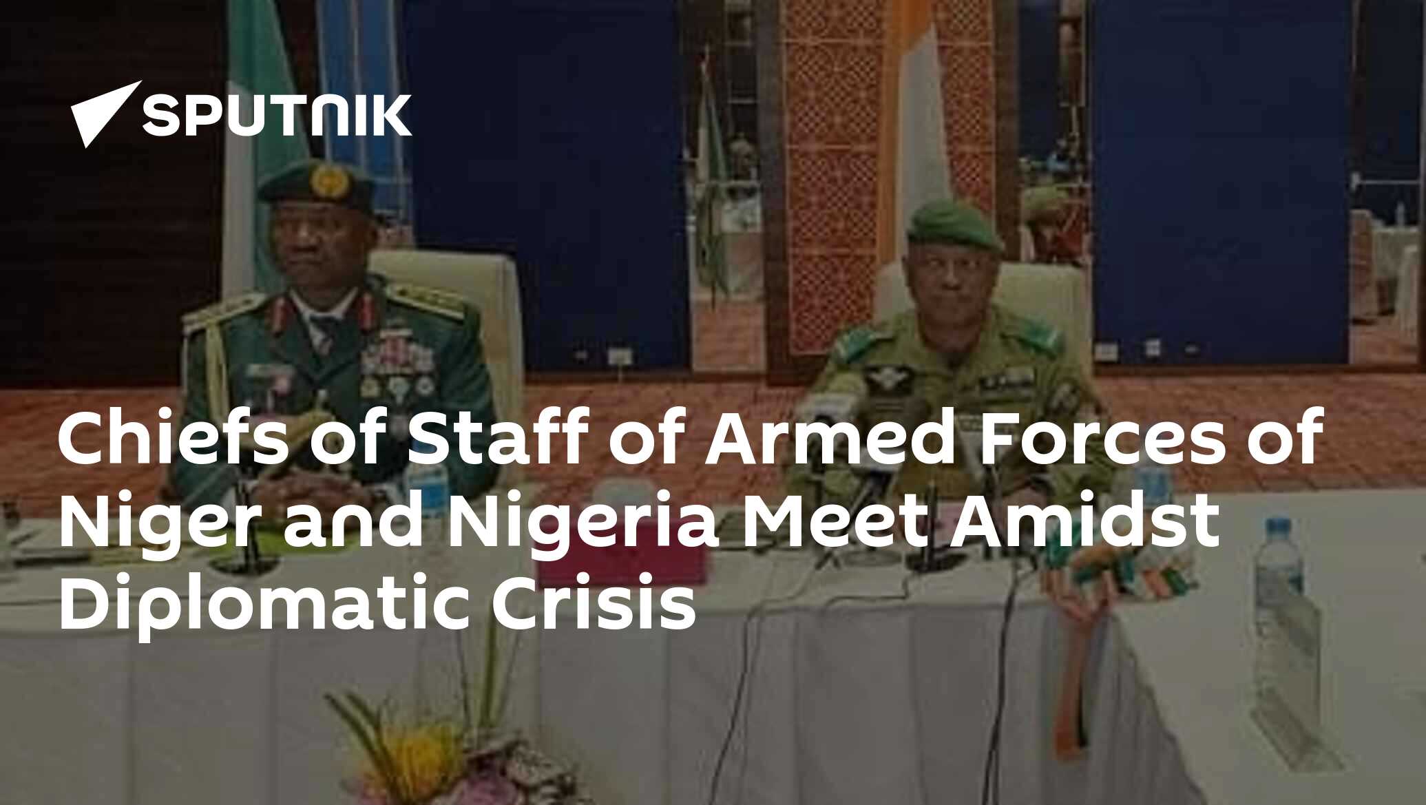 Chiefs of Staff of Armed Forces of Niger and Nigeria Meet Amidst ...