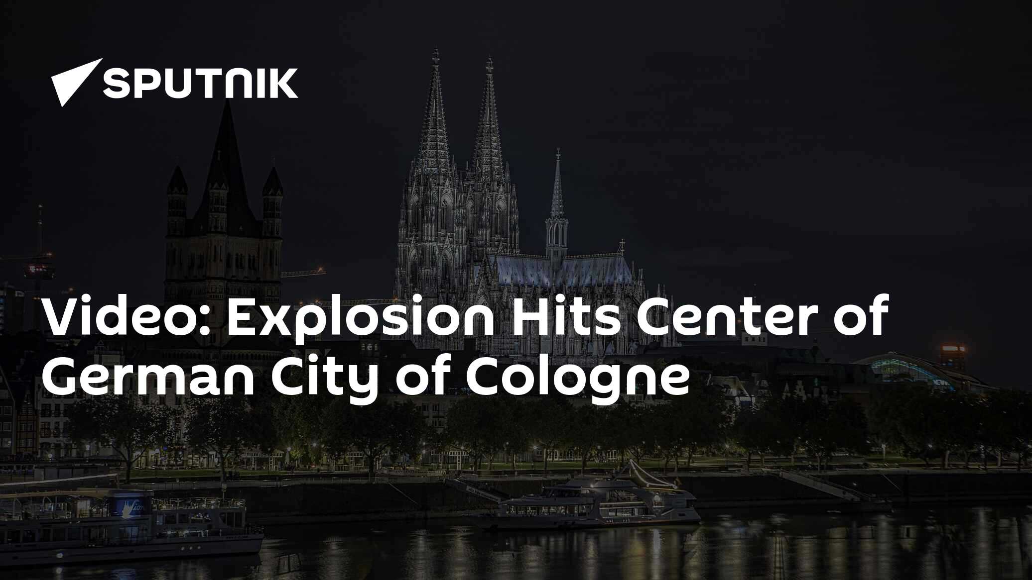 Video: Explosion Hits Center of German City of Cologne - 16.09.2024 ...