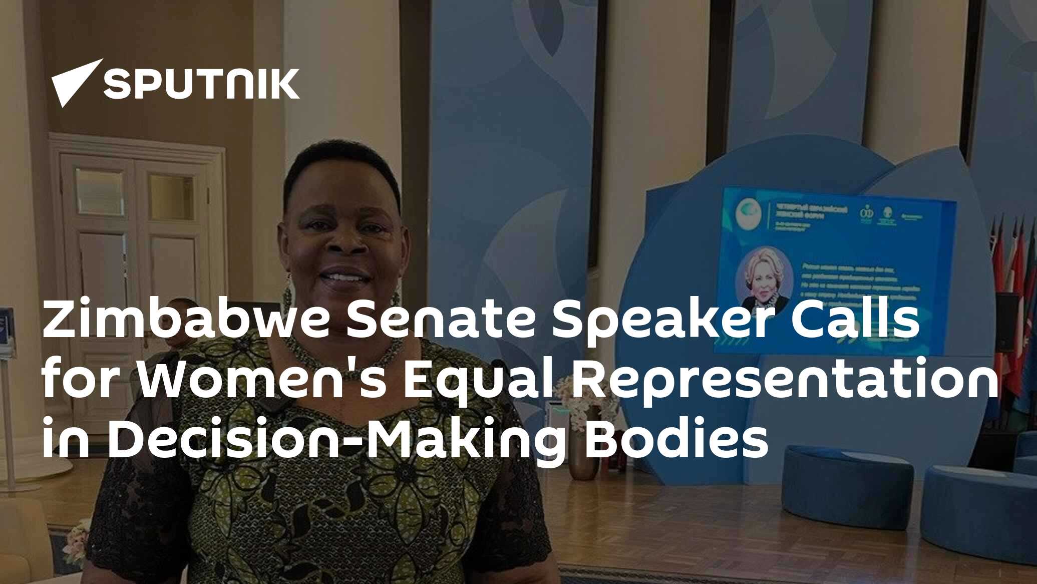Zimbabwe Senate Speaker Calls for Women's Equal Representation in ...